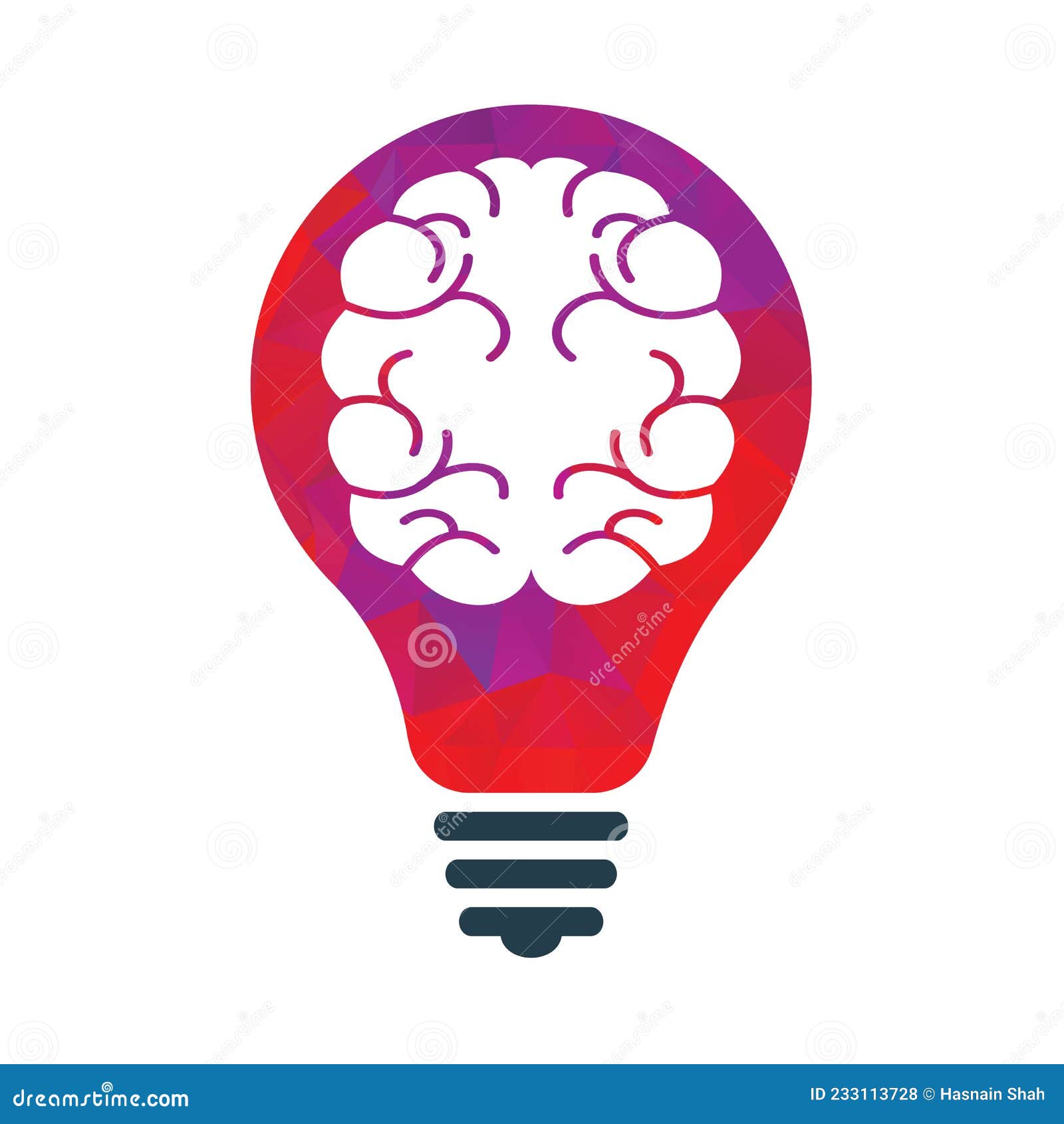 Think Logo Vector Template. Stock Vector - Illustration of concept ...