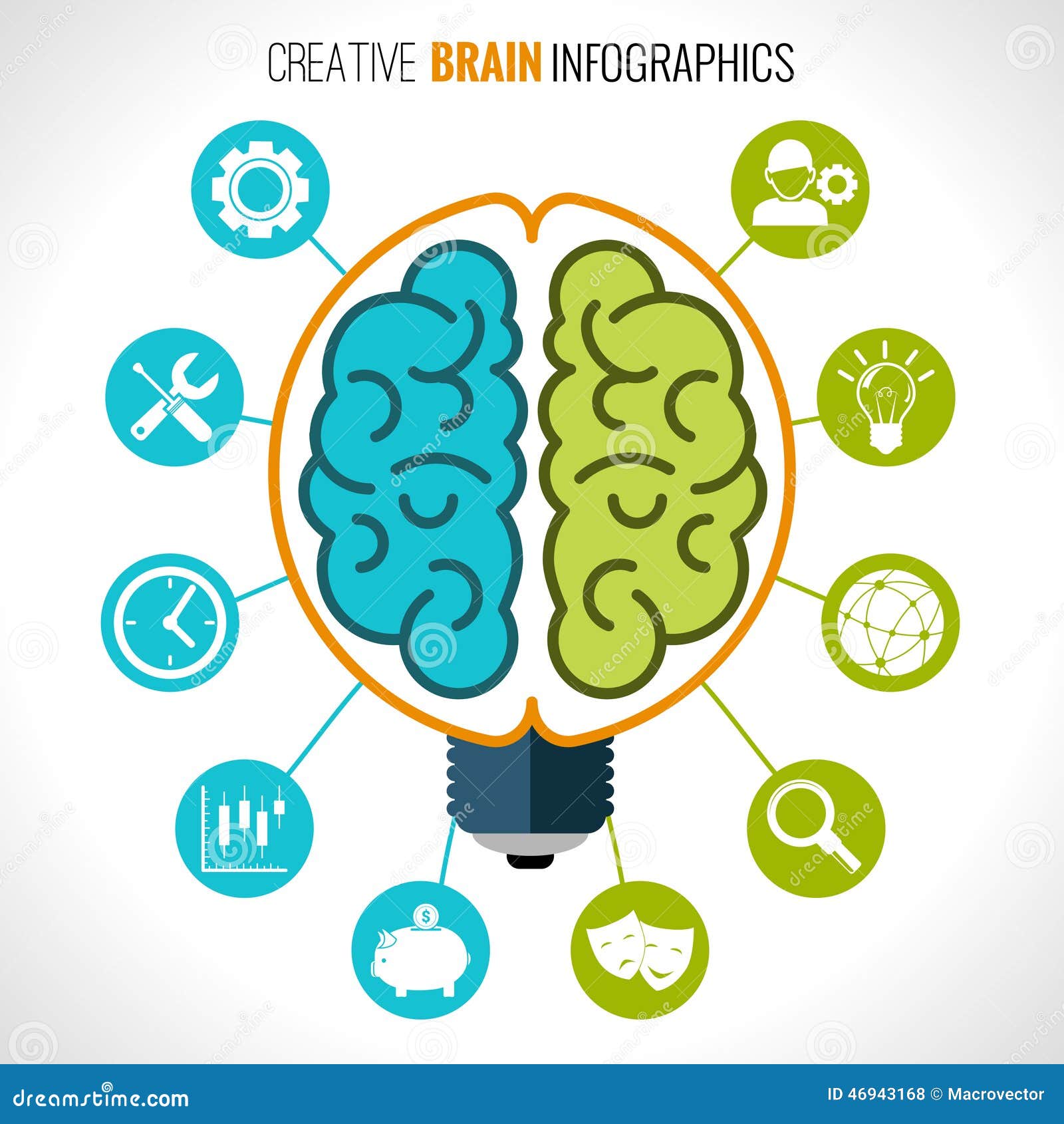 Creative Brain Infographics Stock Vector - Illustration of layout ... Creative Brain Infographics Stock Vector - Illustration of layout ...