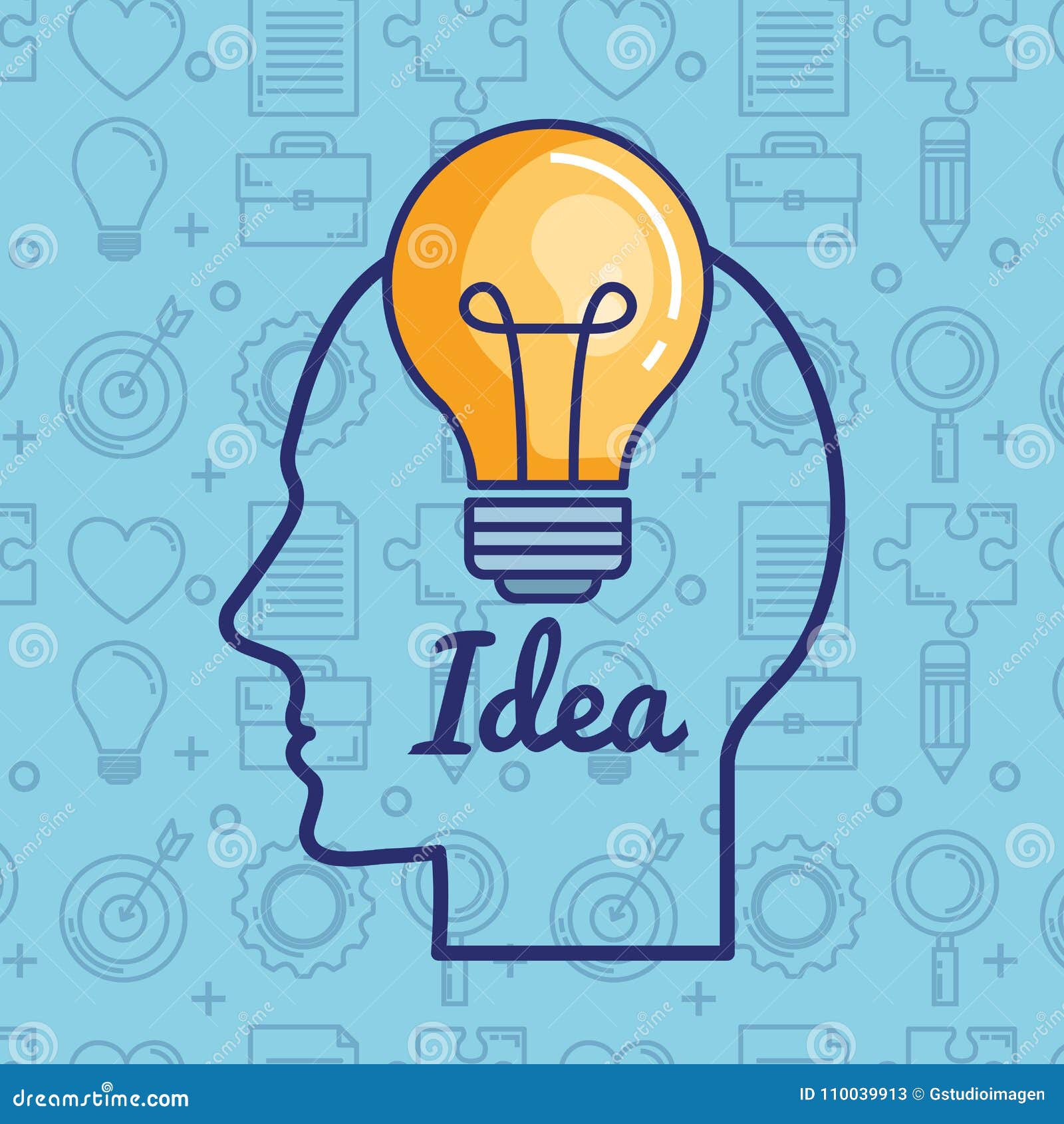 Creative brain set icons stock vector. Illustration of machine - 110039913