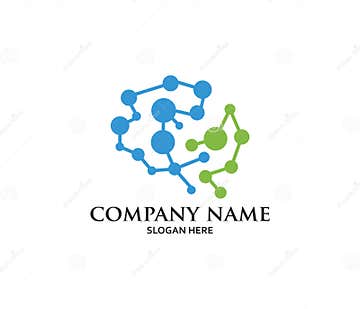 Creative Brain Smart Matrix Neuron System Illustration Vector Logo ...