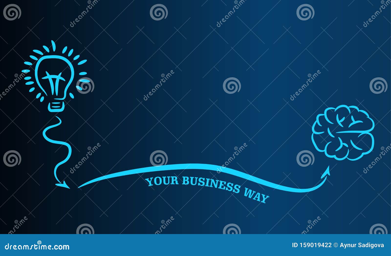 Creative Brainstorm Concept Business Idea.Blue Concept Stock Vector ... Creative Brainstorm Concept Business Idea.Blue Concept Stock Vector ...