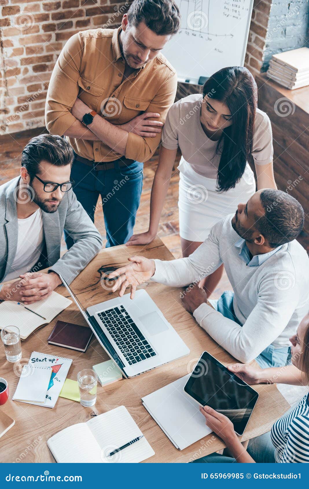 Creative brainstorming. stock image. Image of confidence - 65969985