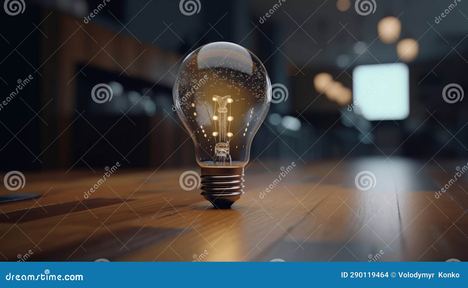 Creative Brainy Smart Ideation Light Bulb. Generative Ai Stock Photo ...
