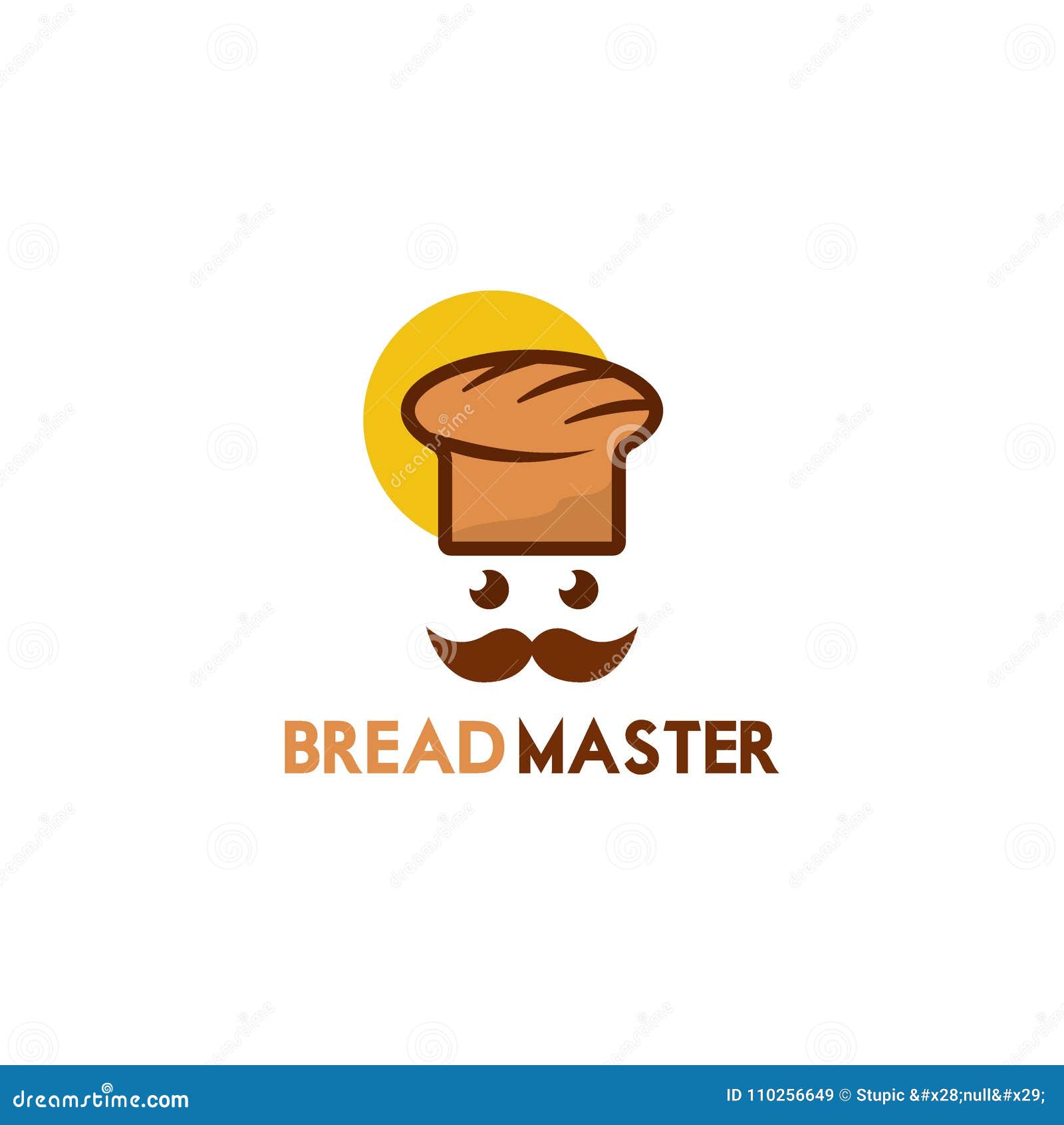Creative Bread Logo Vector Art Logo Stock Illustration - Illustration ...