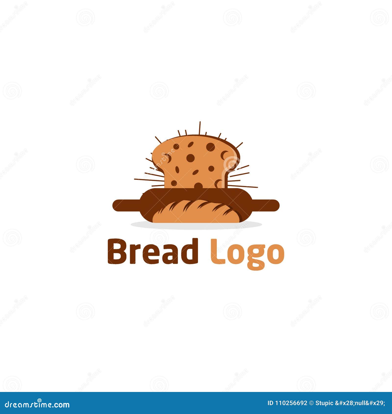Creative Bread Logo Vector Art Logo Stock Vector - Illustration of ...