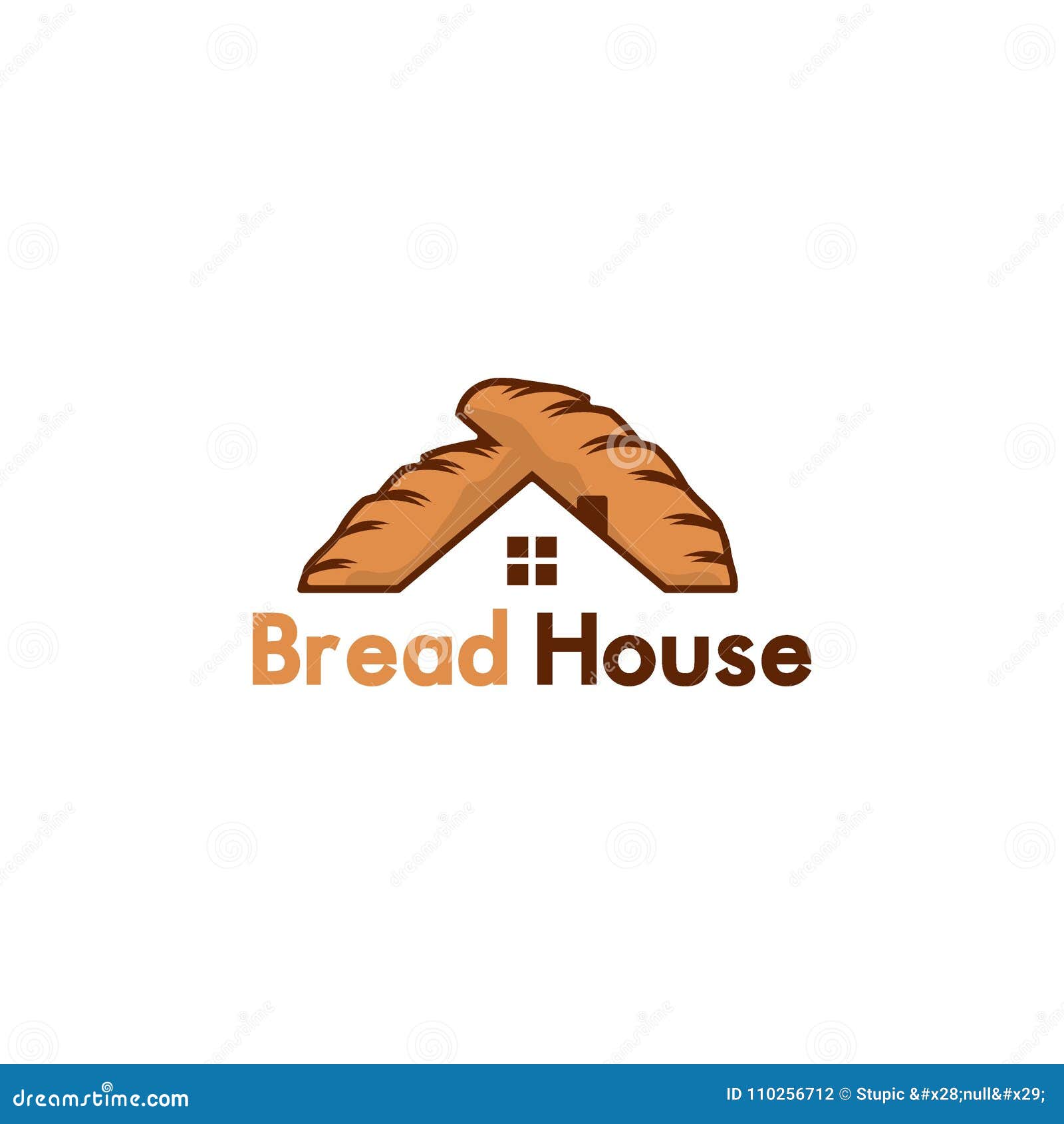 Creative Bread Logo Vector Art Logo Stock Illustration - Illustration ...