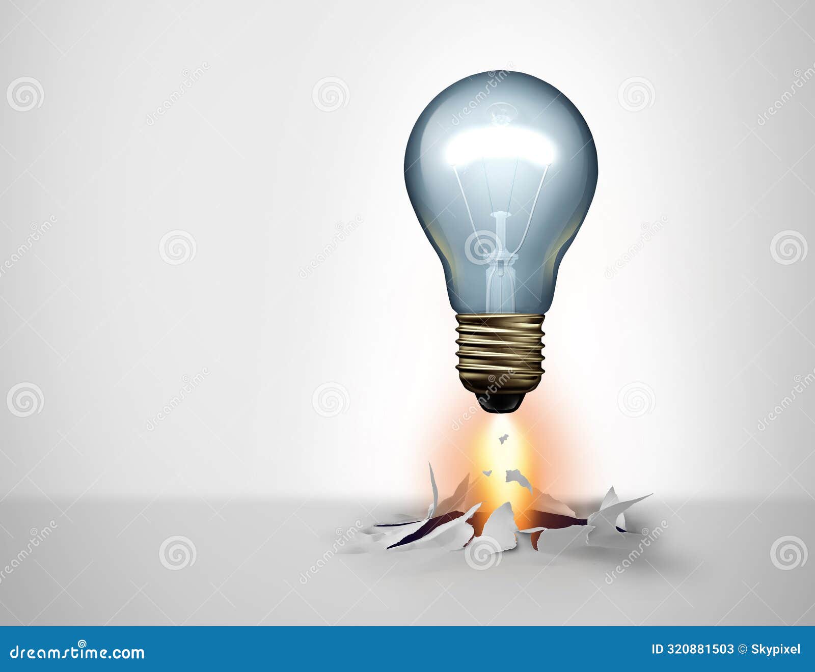 Creative Breakthrough stock illustration. Illustration of success ...