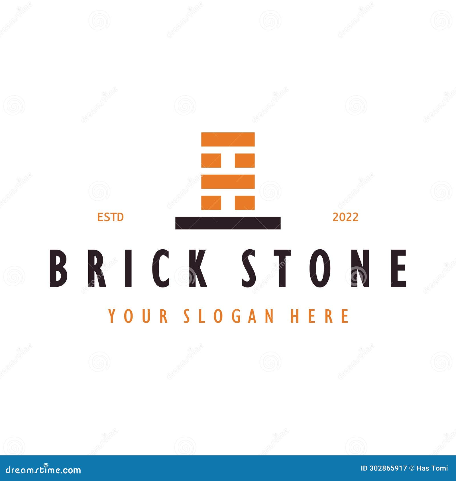 Creative Brick Logo Designs for Buildings, Architectural Buildings ...
