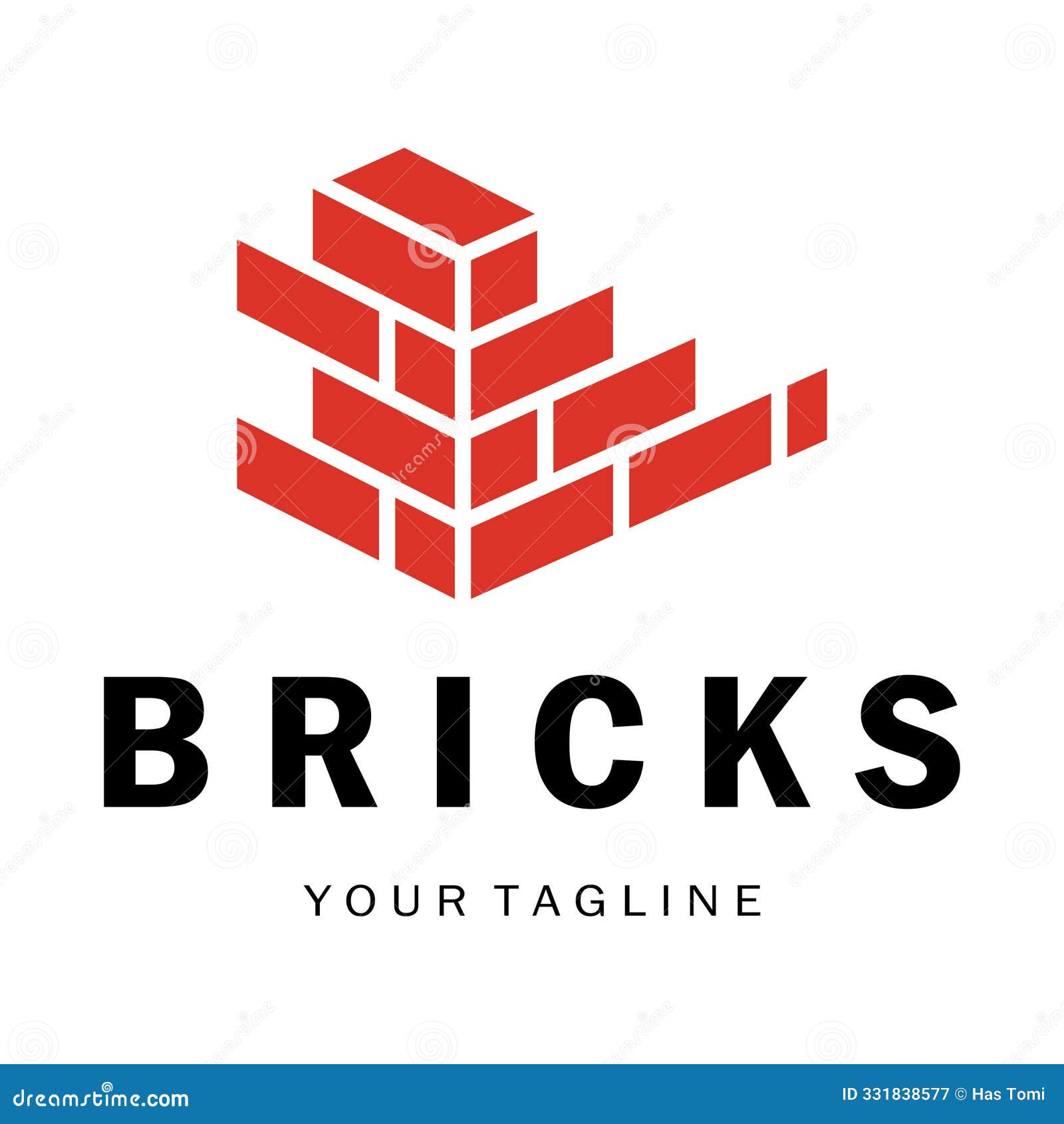 Creative Brick Logo Designs for Buildings, Architectural Buildings ...
