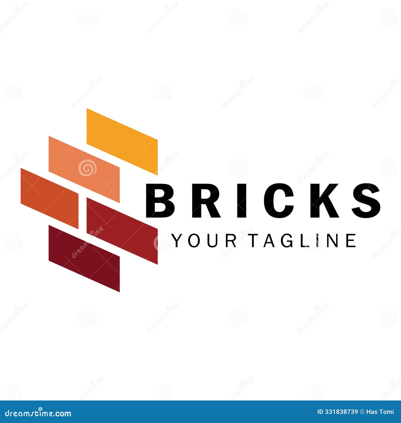 Creative Brick Logo Designs for Buildings, Architectural Buildings ...