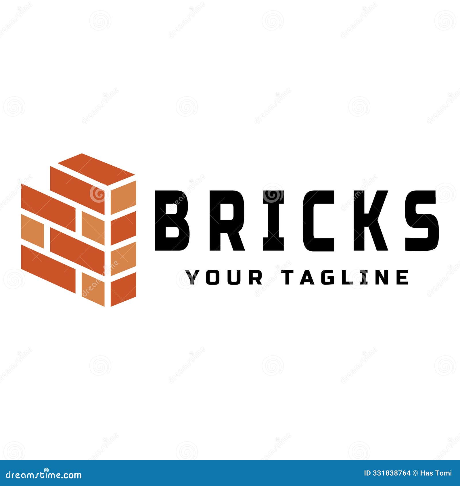 Creative Brick Logo Designs for Buildings, Architectural Buildings ...