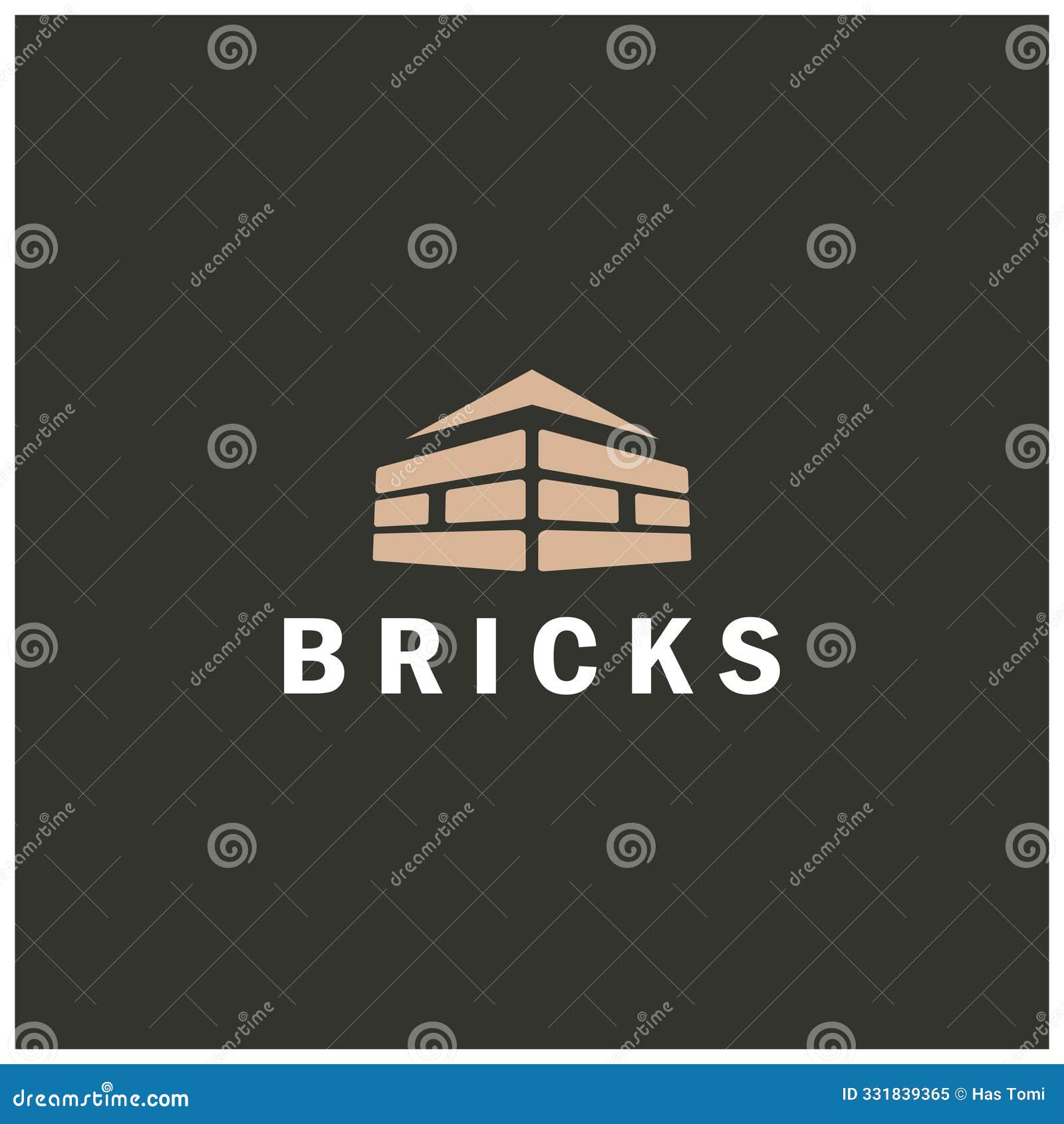 Creative Brick Logo Designs for Buildings, Architectural Buildings ...