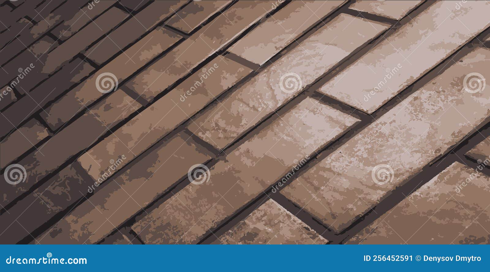 Creative Brickwork Background. Brick Wall Stock Vector - Illustration ...