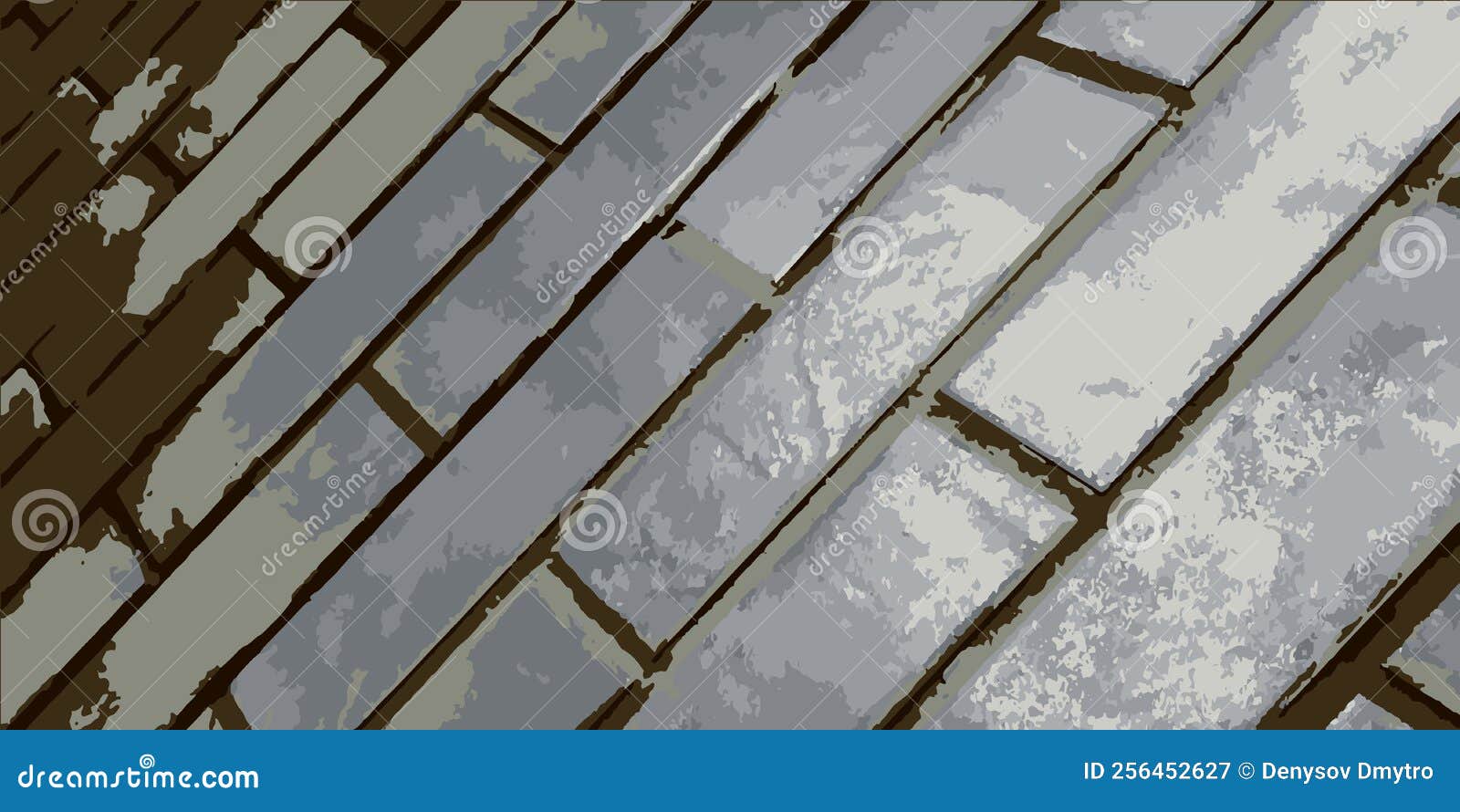 Creative Brickwork Background. Brick Wall Stock Vector - Illustration ...