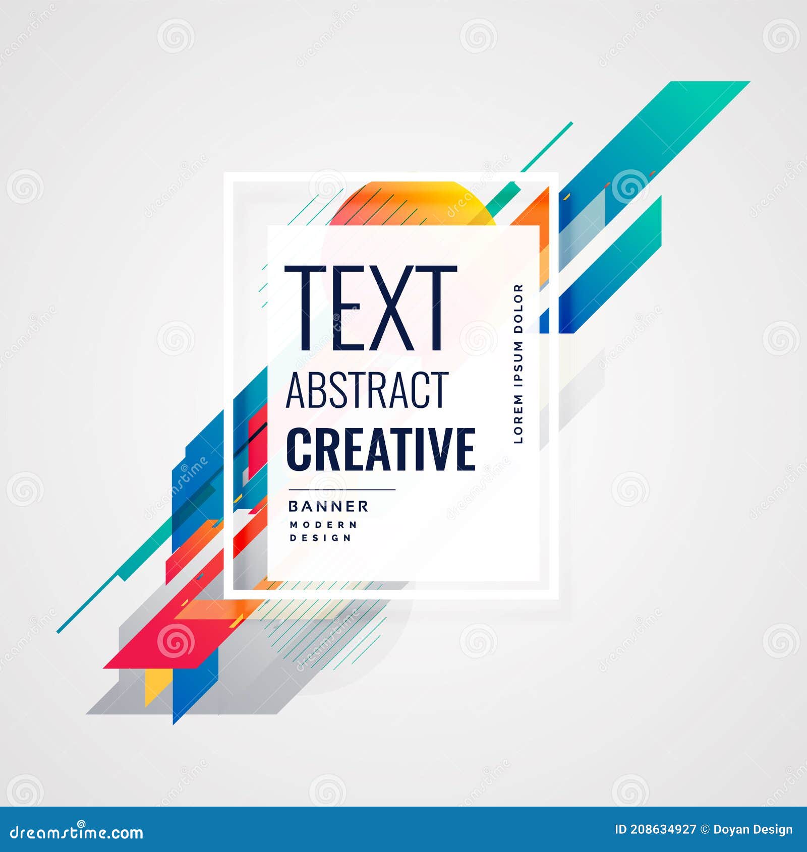 Creative Bright Colorful Abstract Background Stock Vector ...