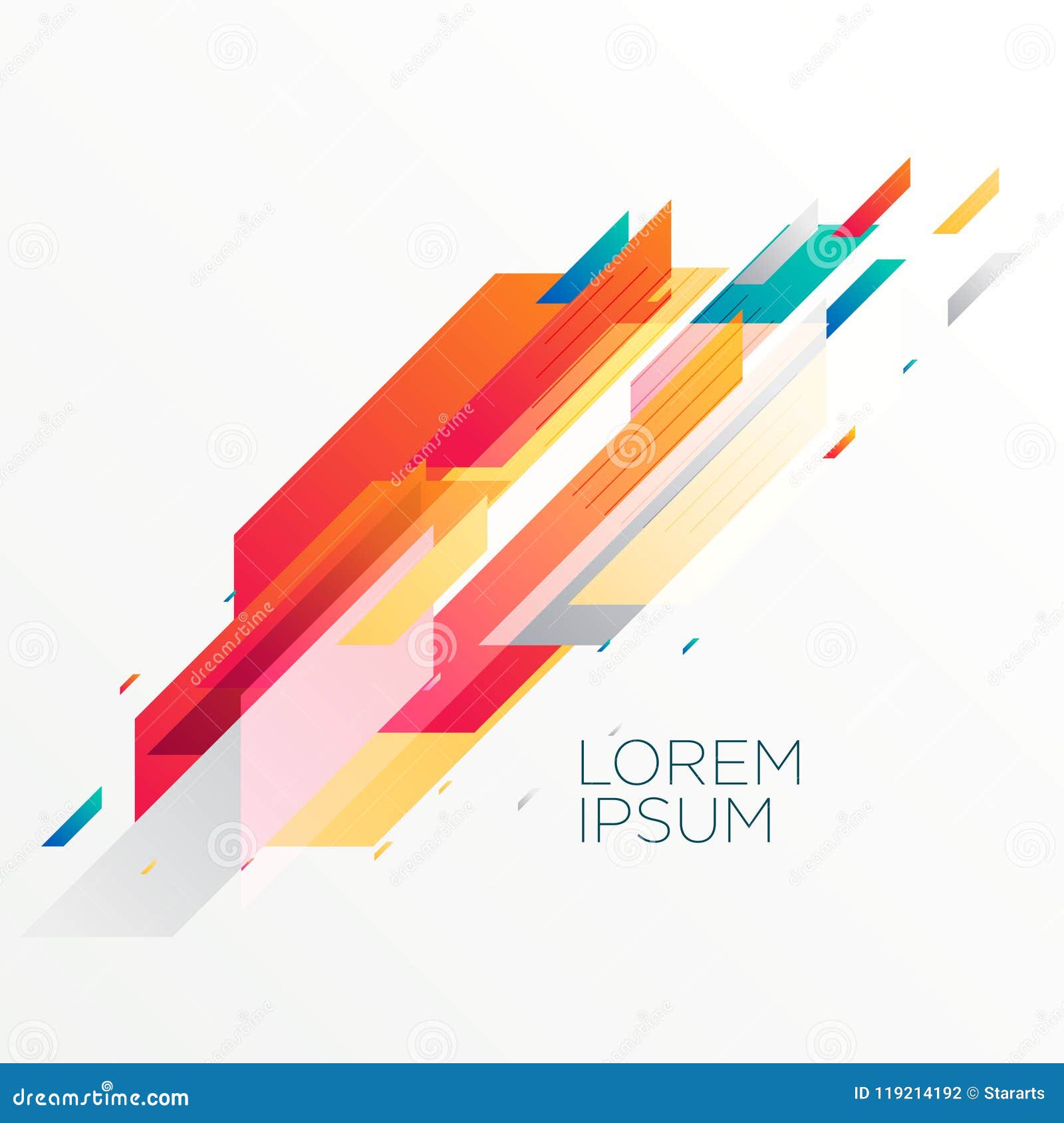 Creative Bright Colors Abstract Background Stock Vector - Illustration ...