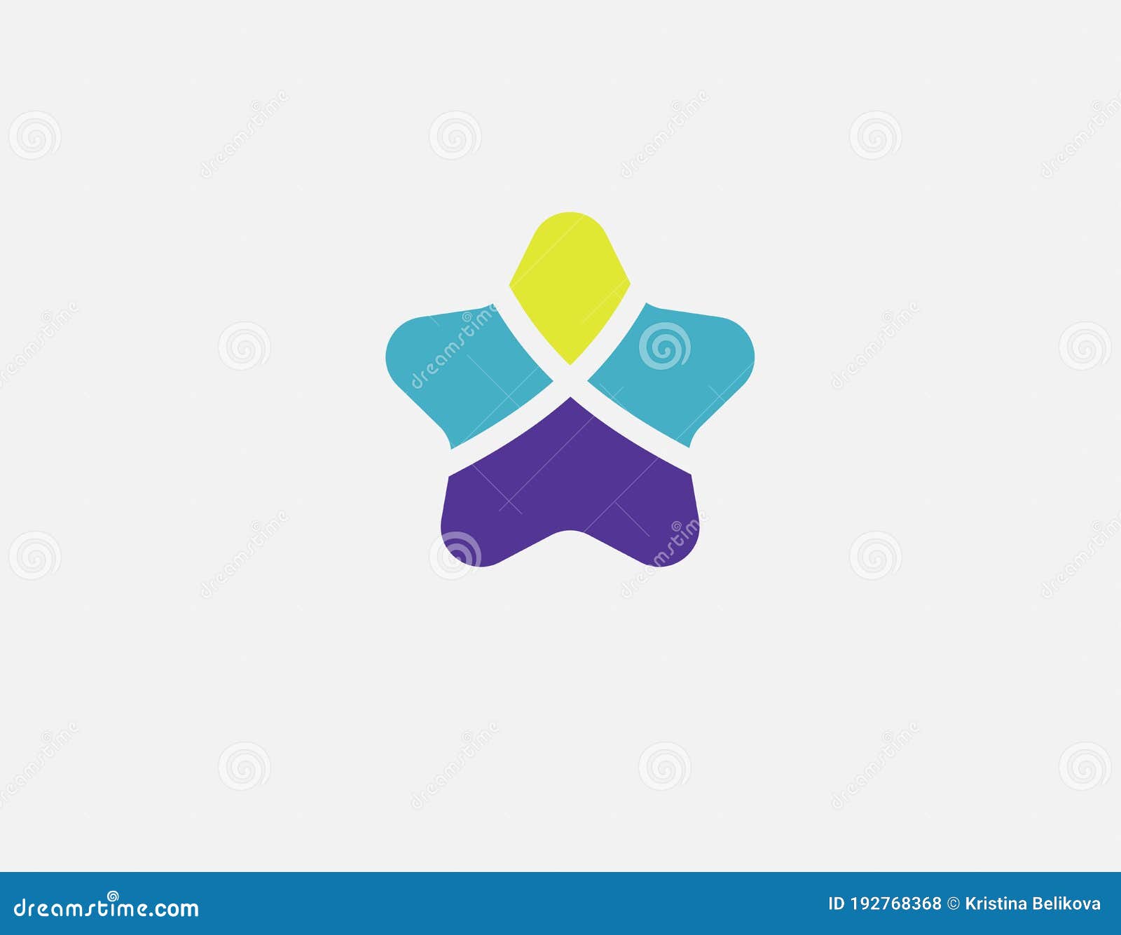 Creative Bright Logo Icon Star Stock Vector - Illustration of company ...
