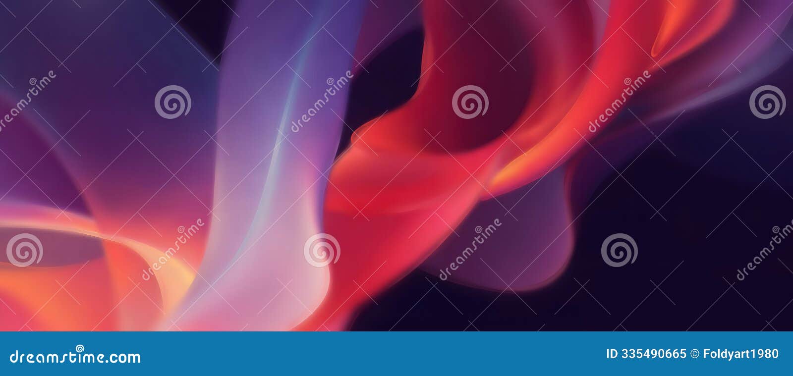 Creative Bright Wallpaper Flowing Paint Stock Illustration ...