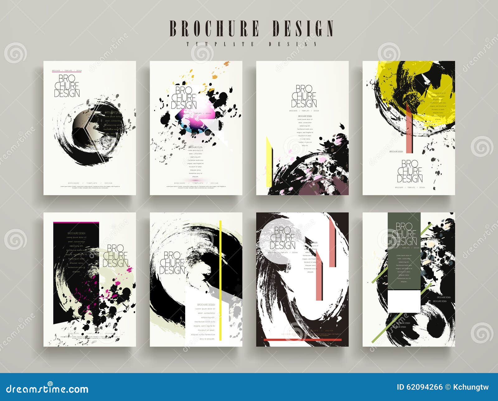 Creative brochure template stock vector. Illustration of design - 62094266