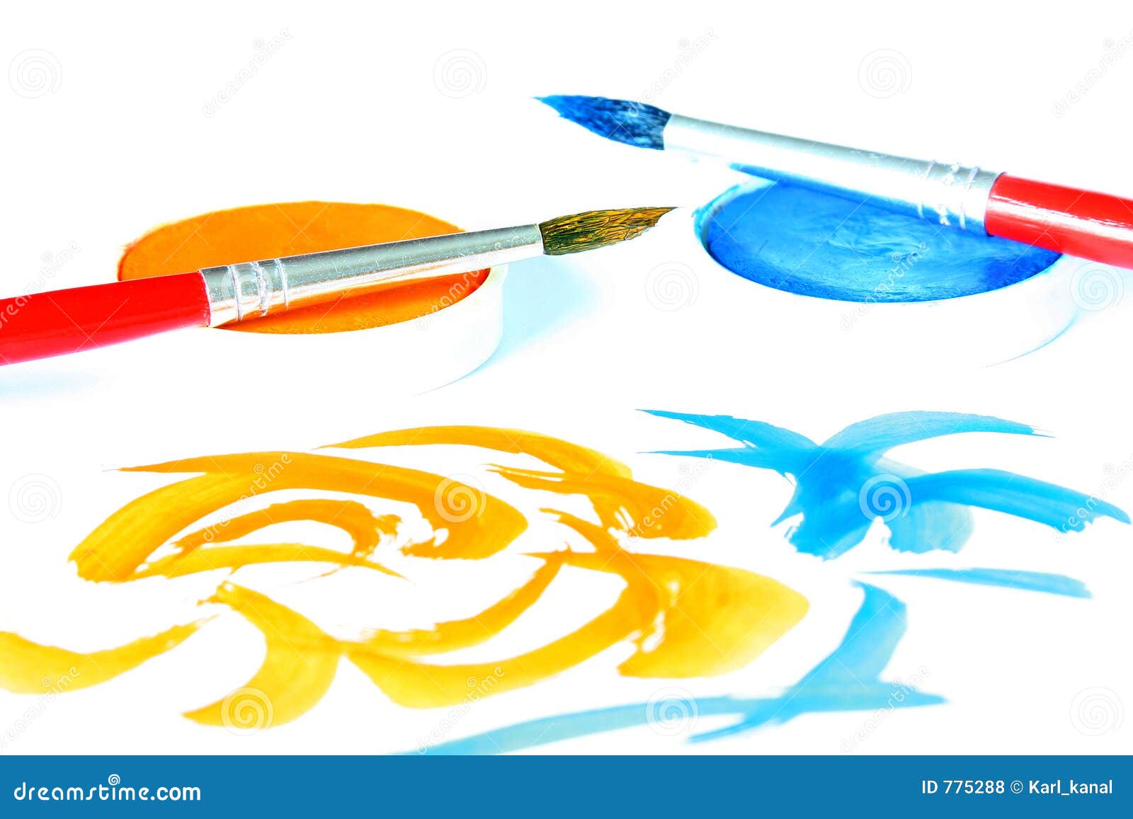 Creative - Brush & Color Stock Photo - Image of colours, artisitc: 775288