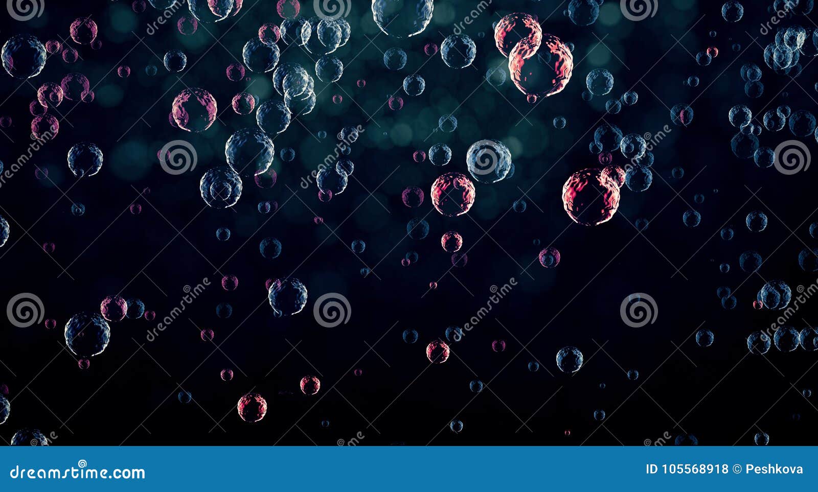 Creative bubble backdrop stock illustration. Illustration of reflection ...