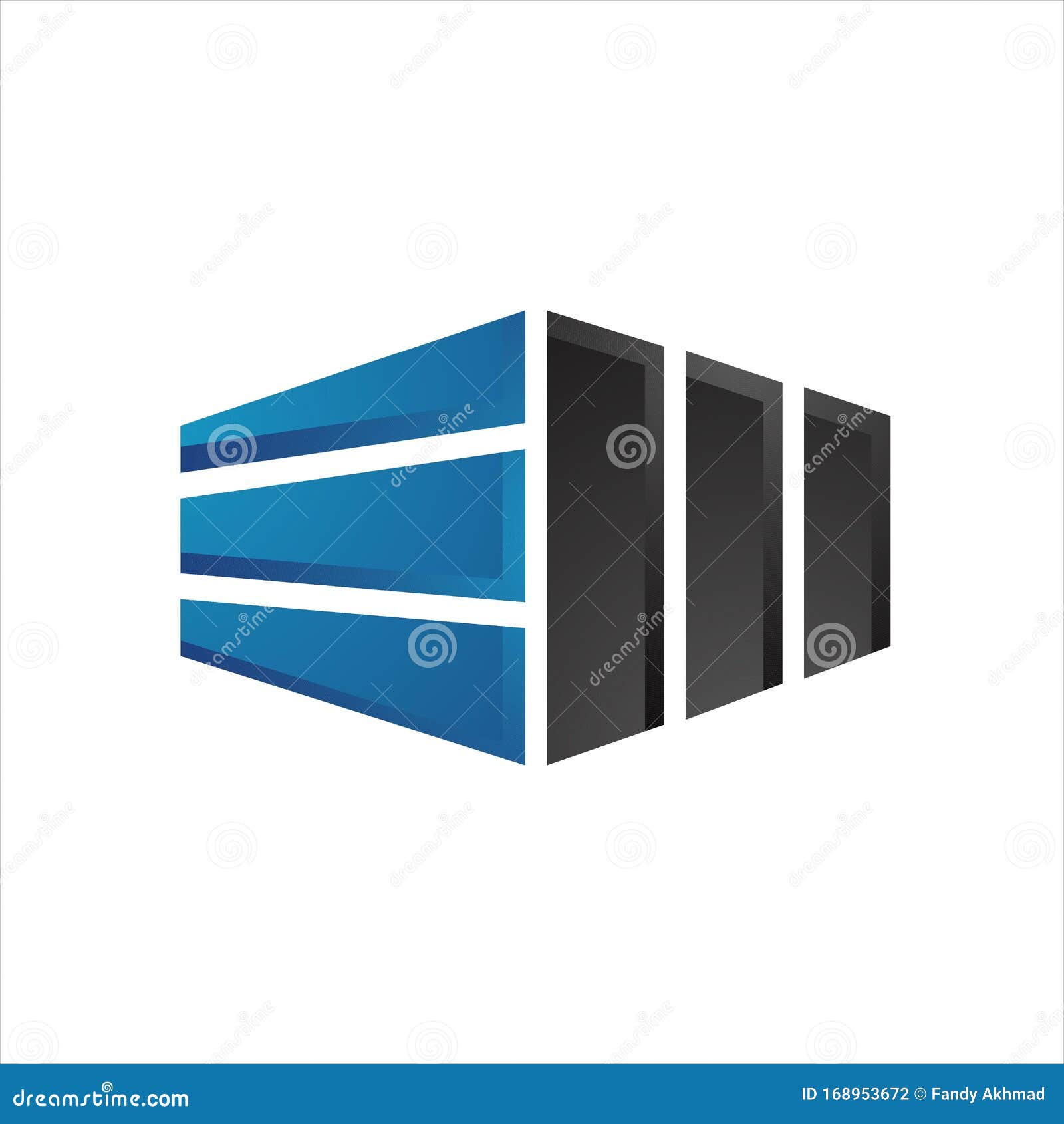 Creative Building Cladding Logo Design Vector Illustration Stock Vector ...