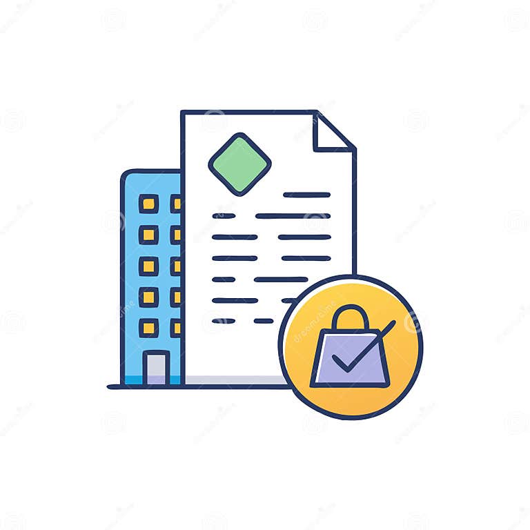 Creative Building Code Compliance Icon for Designers Stock Illustration ...