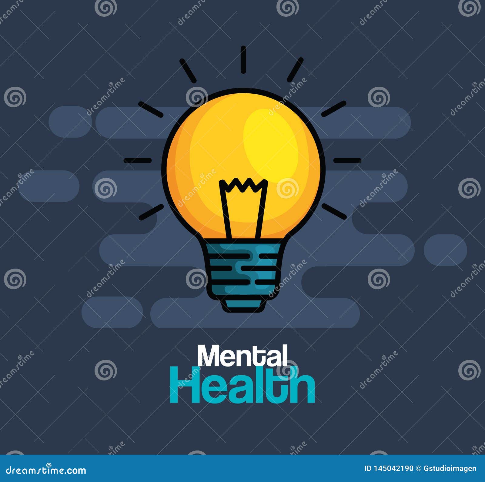 Creative Bulb Idea To Intelligence Mind Stock Vector - Illustration of ...