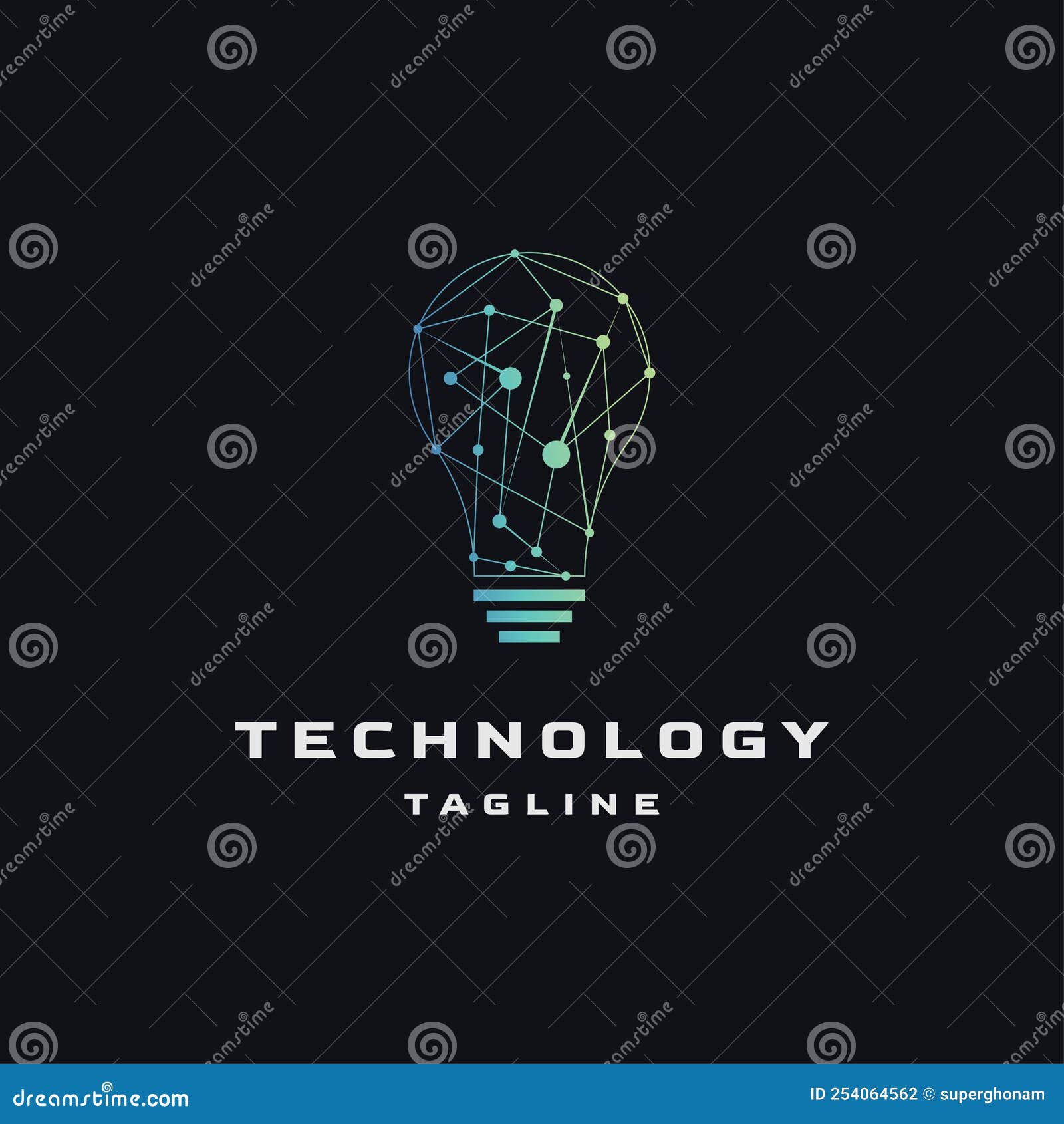 Creative Bulb Technology Logo Design Stock Vector - Illustration of ...