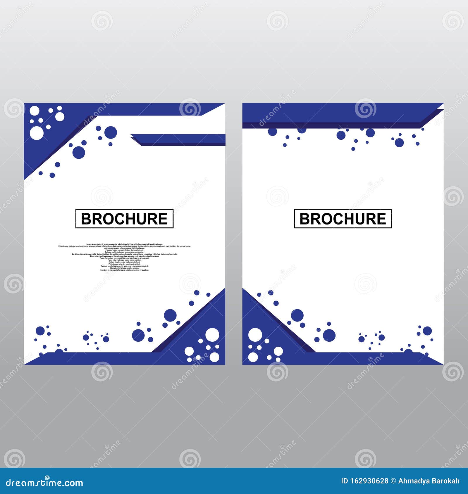 Template Vector Design For Brochure Annual Report Magazine Poster