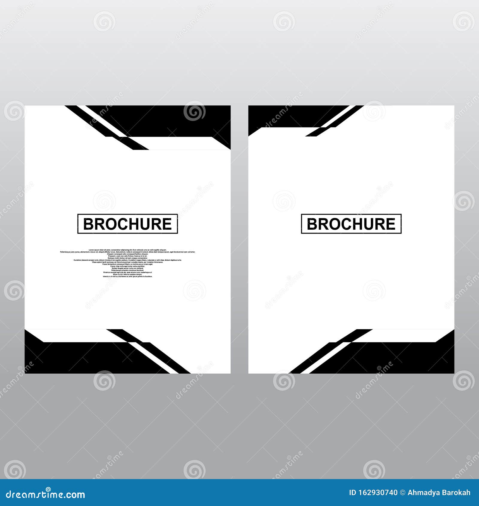 Template Vector Design For Brochure Annual Report Magazine Poster