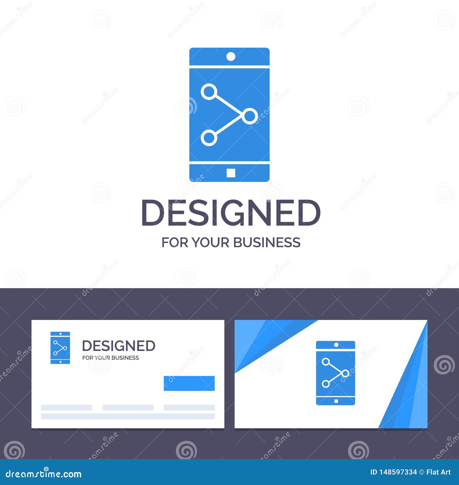 Creative Business Card and Logo Template App Share, Mobile, Mobile ...