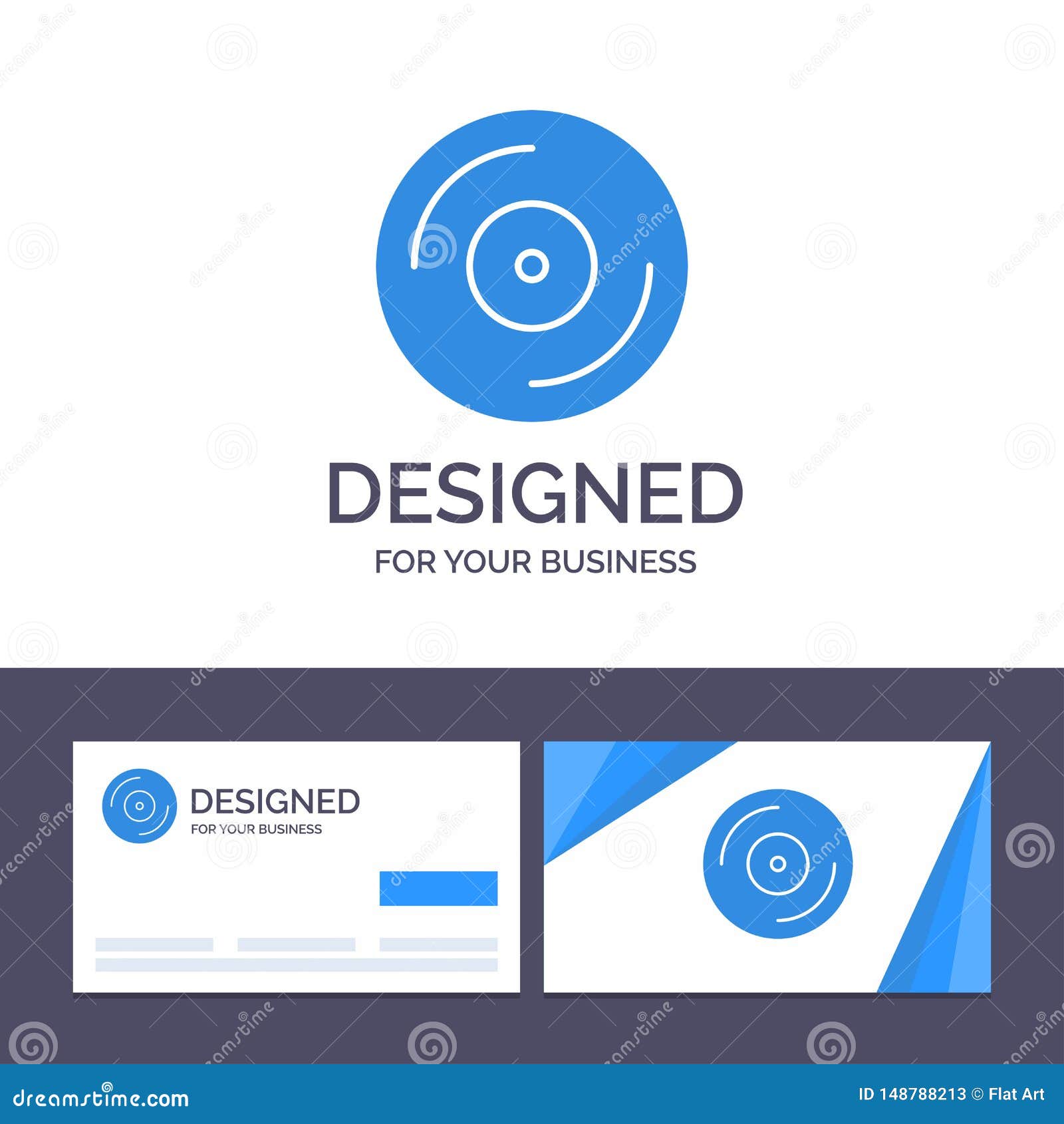 Creative Business Card and Logo Template Cd, Dvd, Studio Vector ...