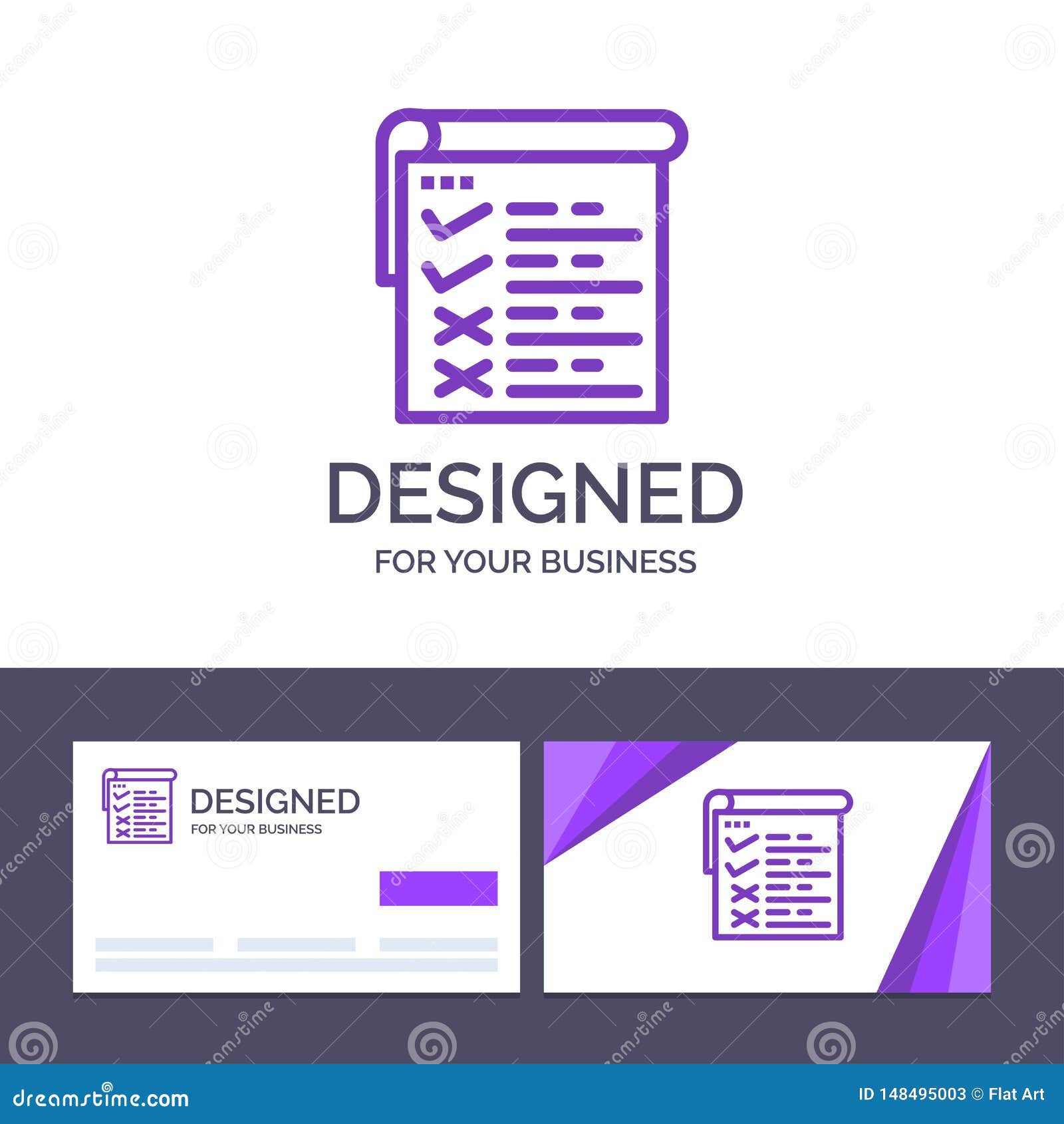 Creative Business Card and Logo Template Checklist, Testing, Report, Qa ...
