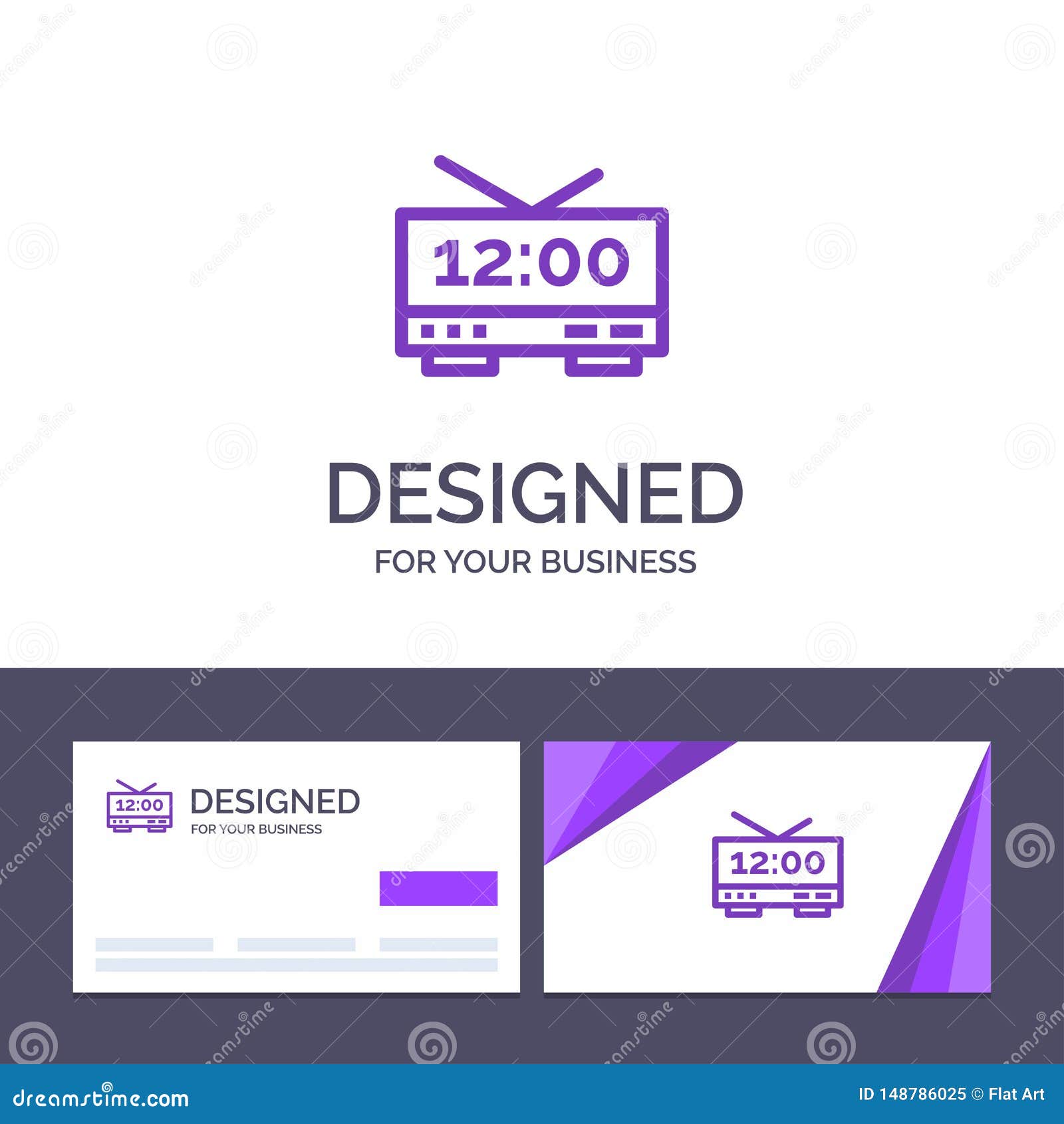 Creative Business Card and Logo Template Clock, Electric, Time, Machine ...