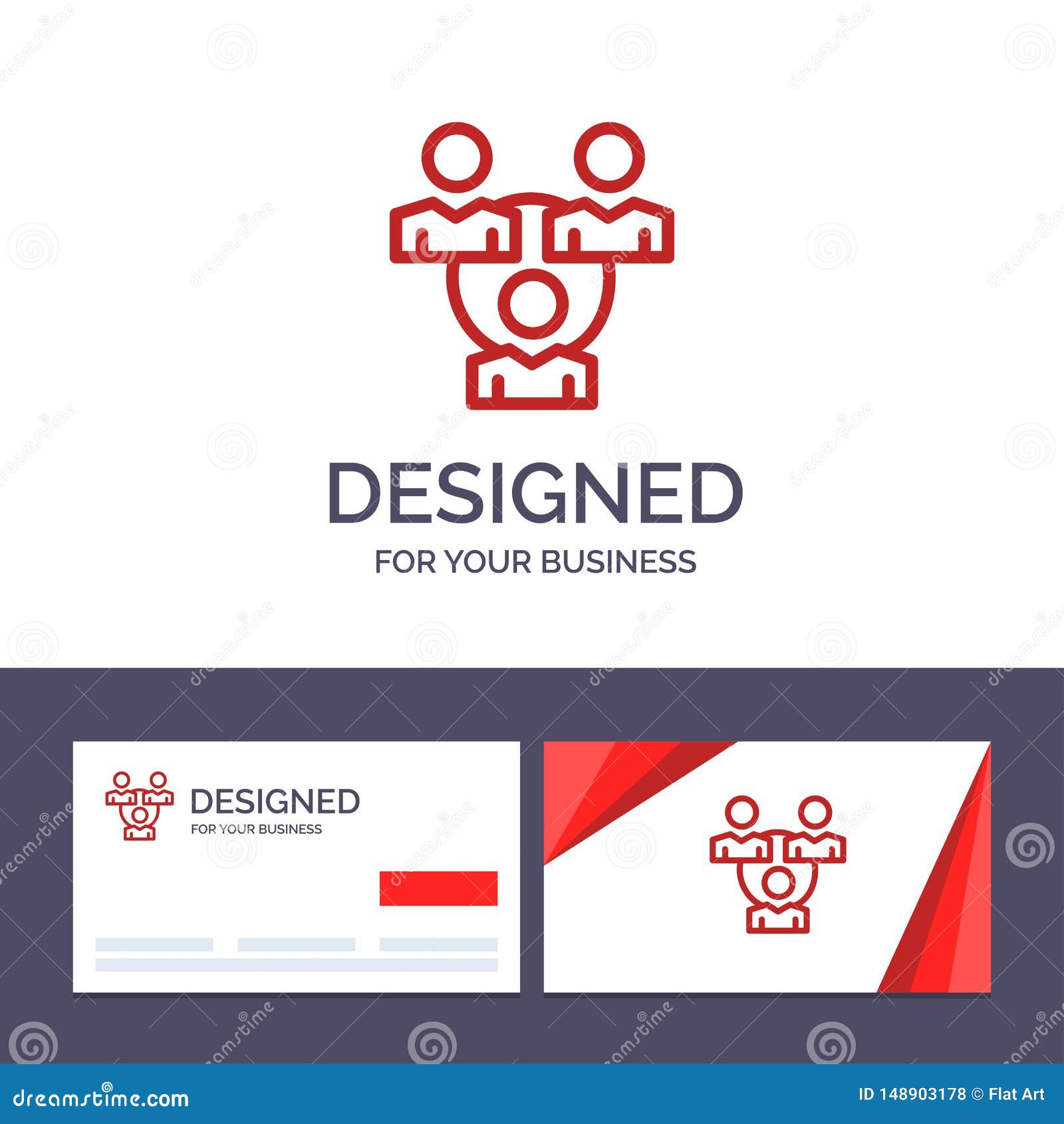 Creative Business Card and Logo Template Connection, Meeting, Office ...