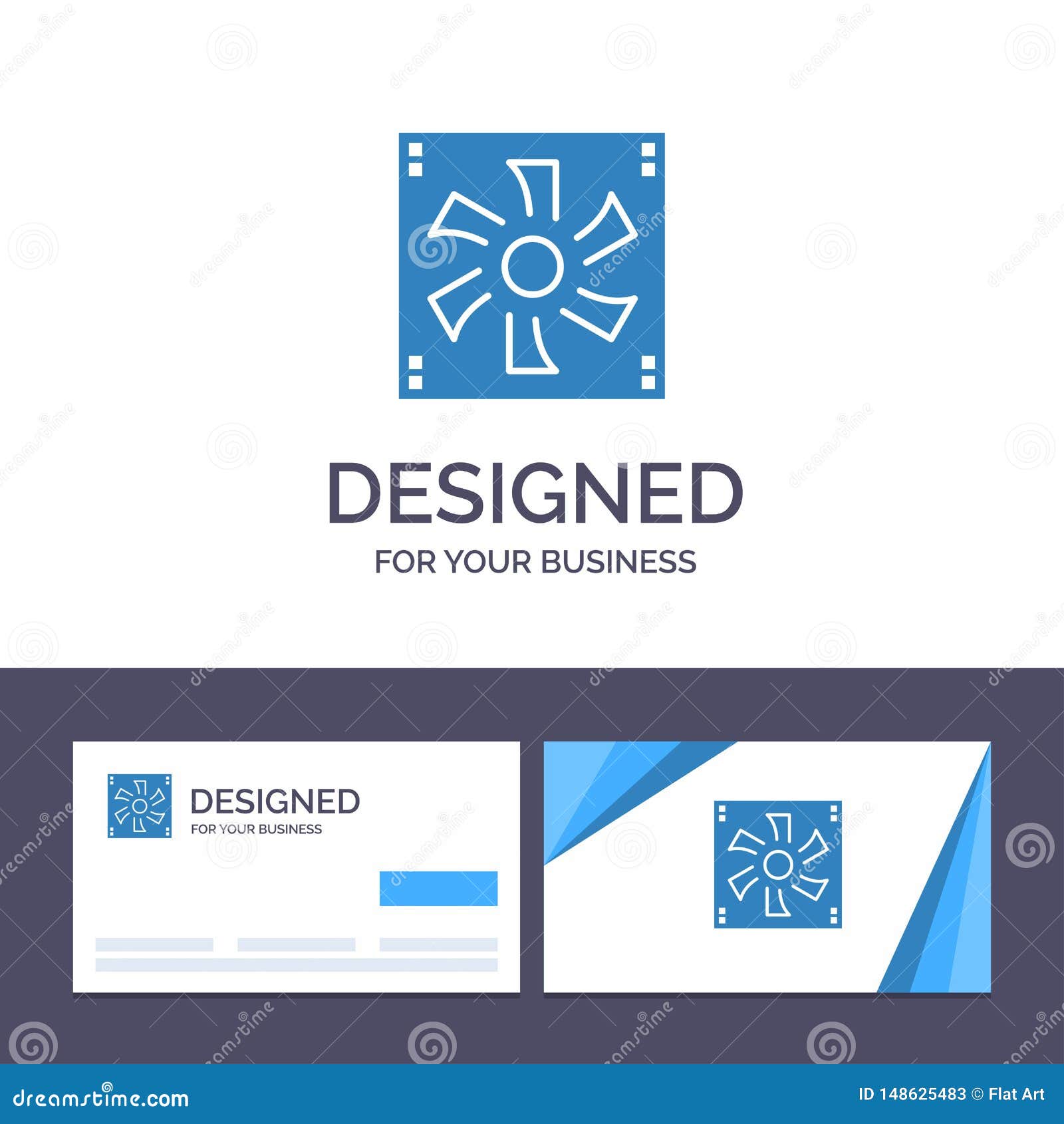 Creative Business Card and Logo Template Cooler Fan, Computer, Cooler ...