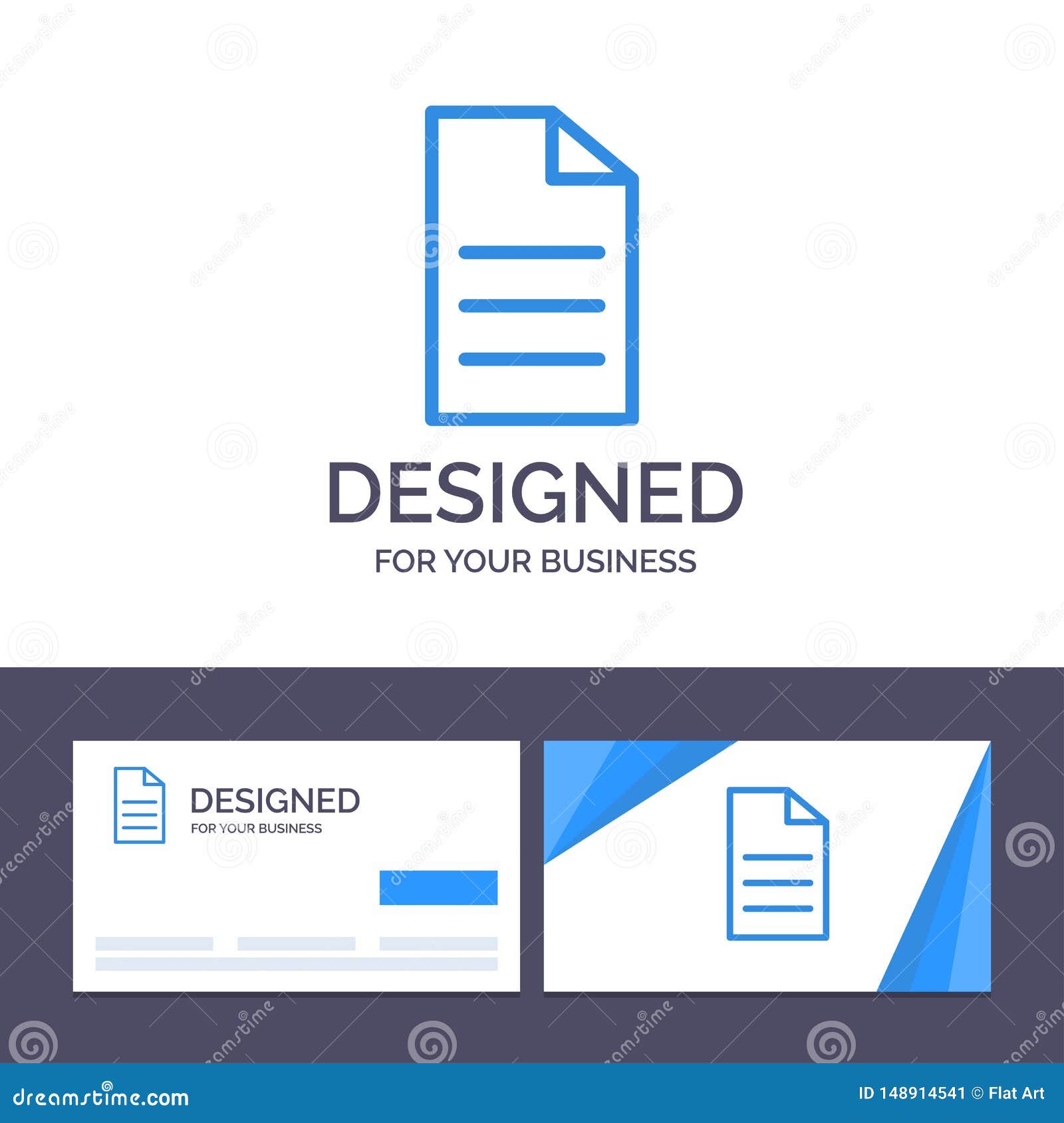 Creative Business Card and Logo Template File, Data, User, Interface ...