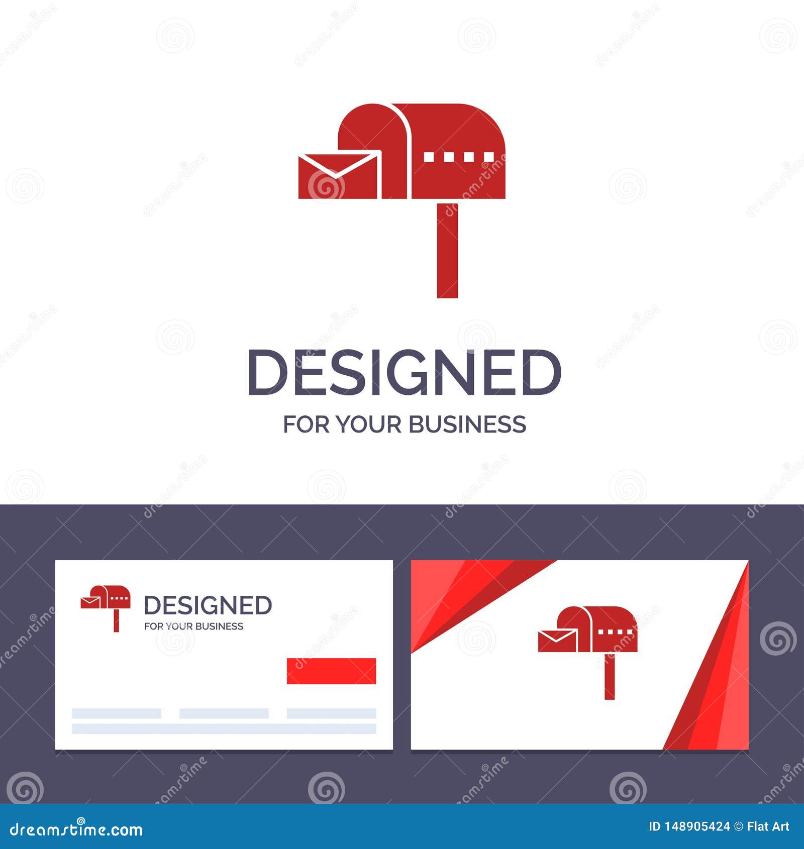 Creative Business Card and Logo Template Letterbox, Email, Mailbox, Box ...