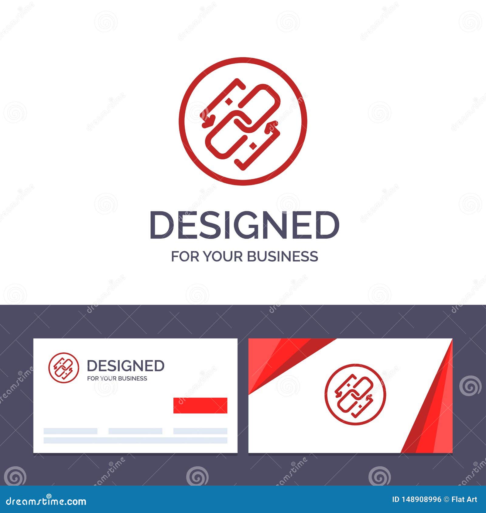 Creative Business Card and Logo Template Link, Chain, Url, Connection ...