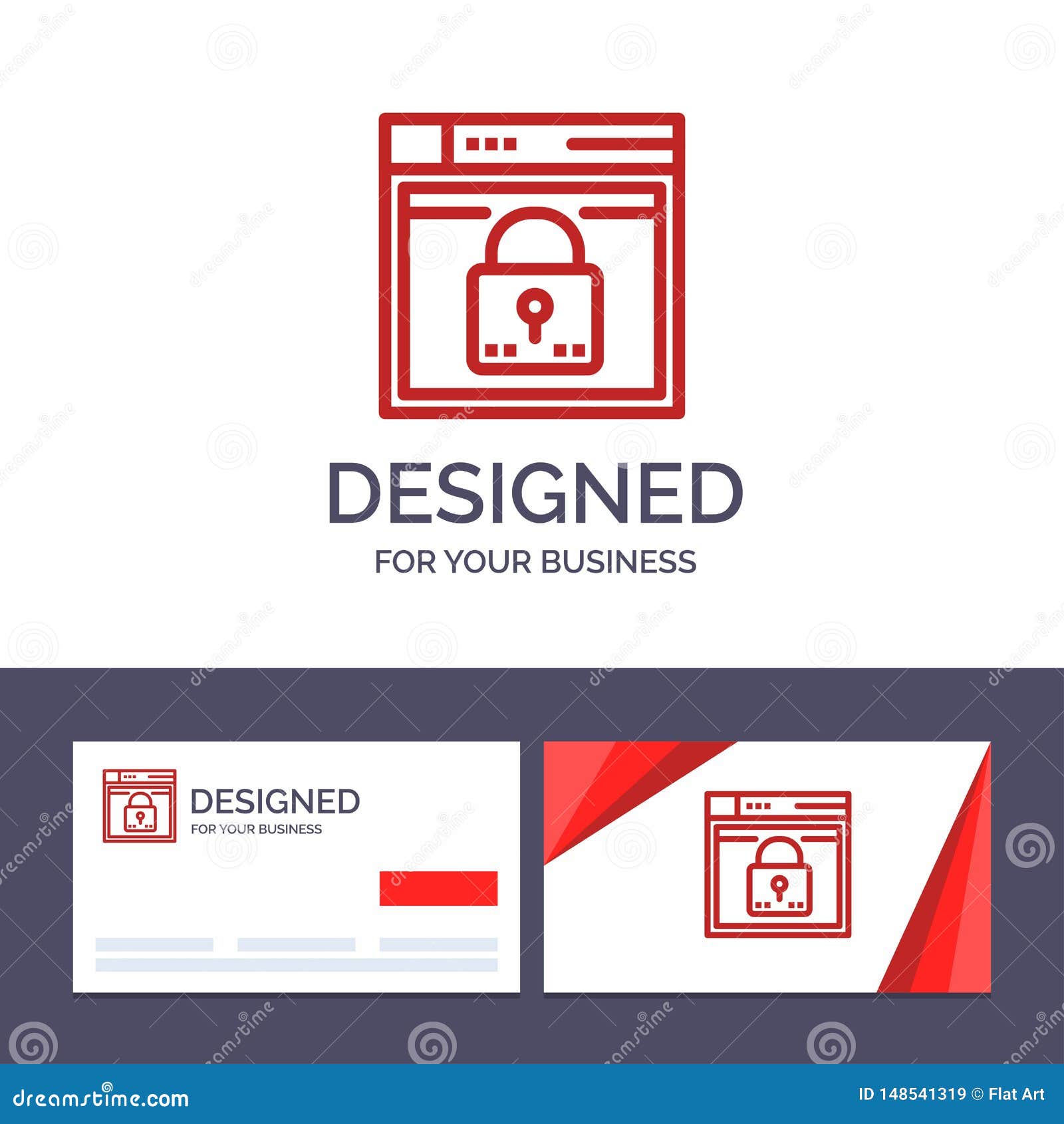 Creative Business Card and Logo Template Login, Secure, Web, Layout ...