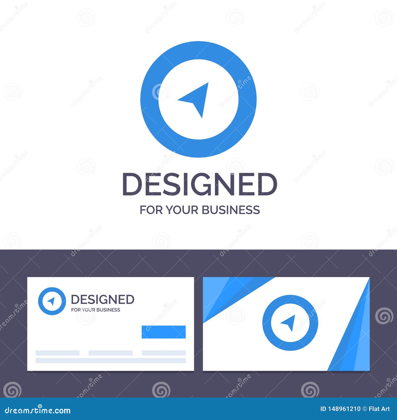Creative Business Card and Logo Template Map, Navigation, Location ...