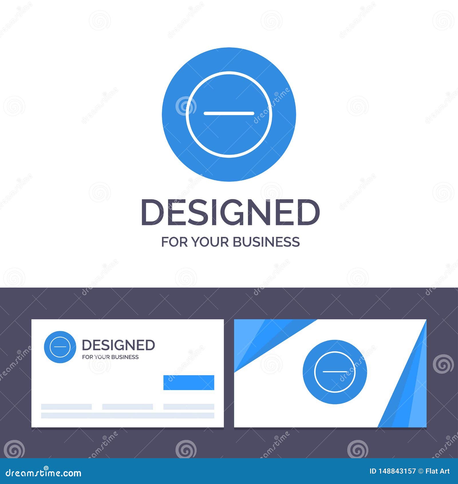 Creative Business Card and Logo Template No, Add, less Vector ...