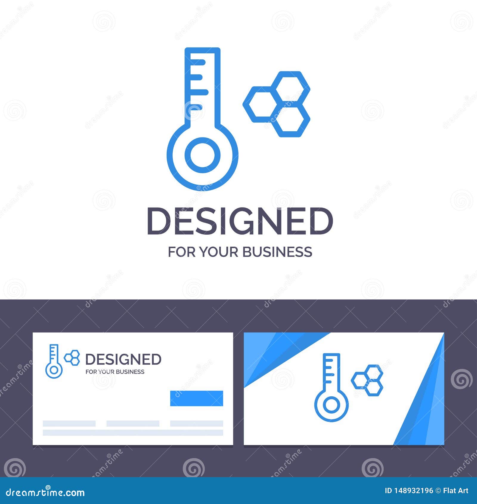 Creative Business Card and Logo Template Temperature, Temperature Meter ...