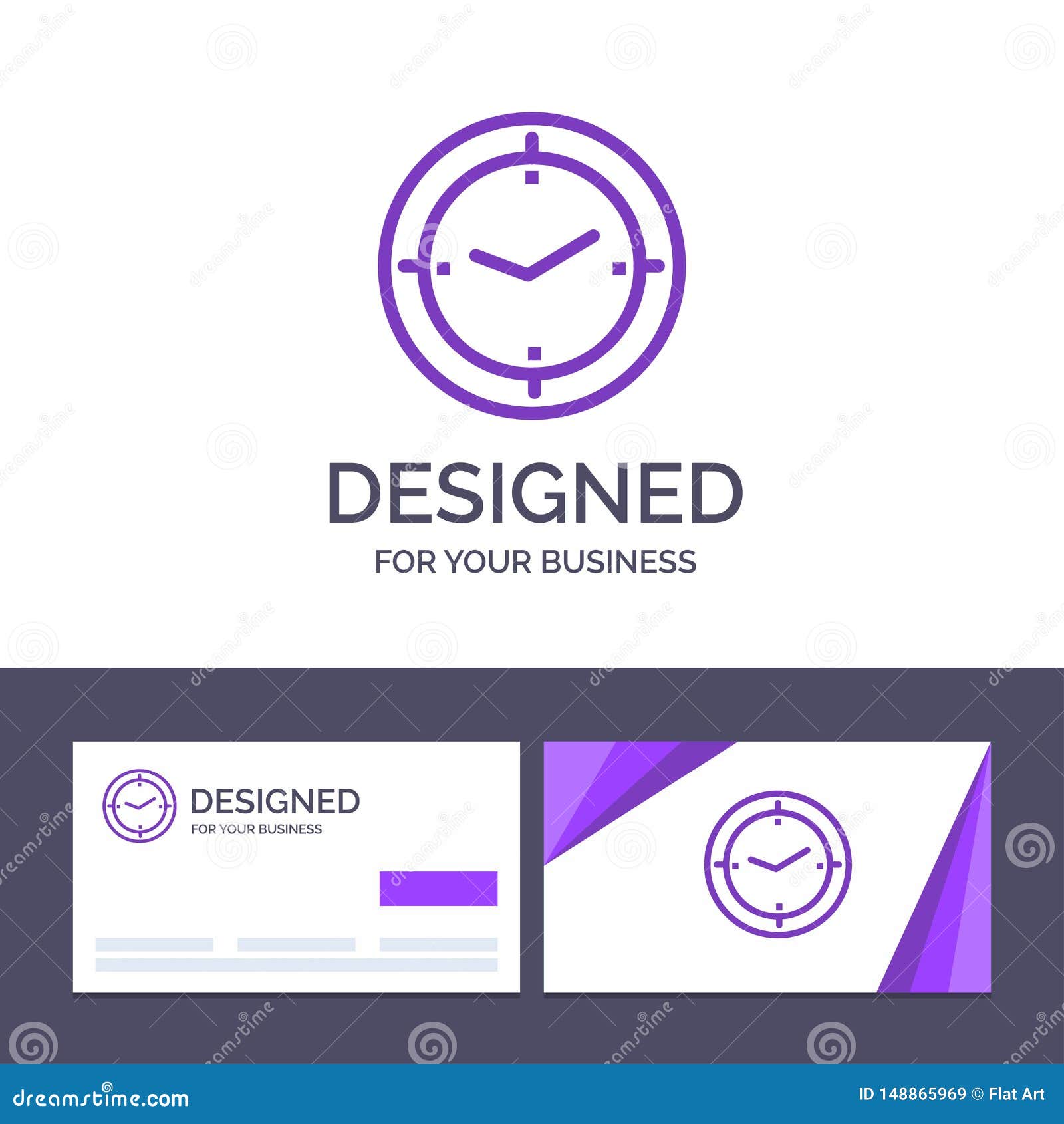 Creative Business Card and Logo Template Time, Timer, Compass, Machine ...