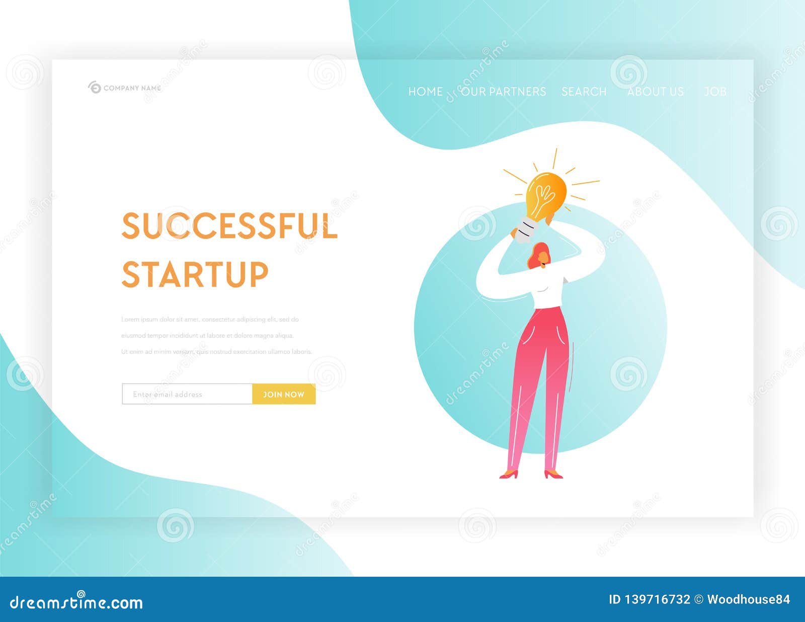 Creative Business Idea Startup Solutions Concept Stock Vector ...