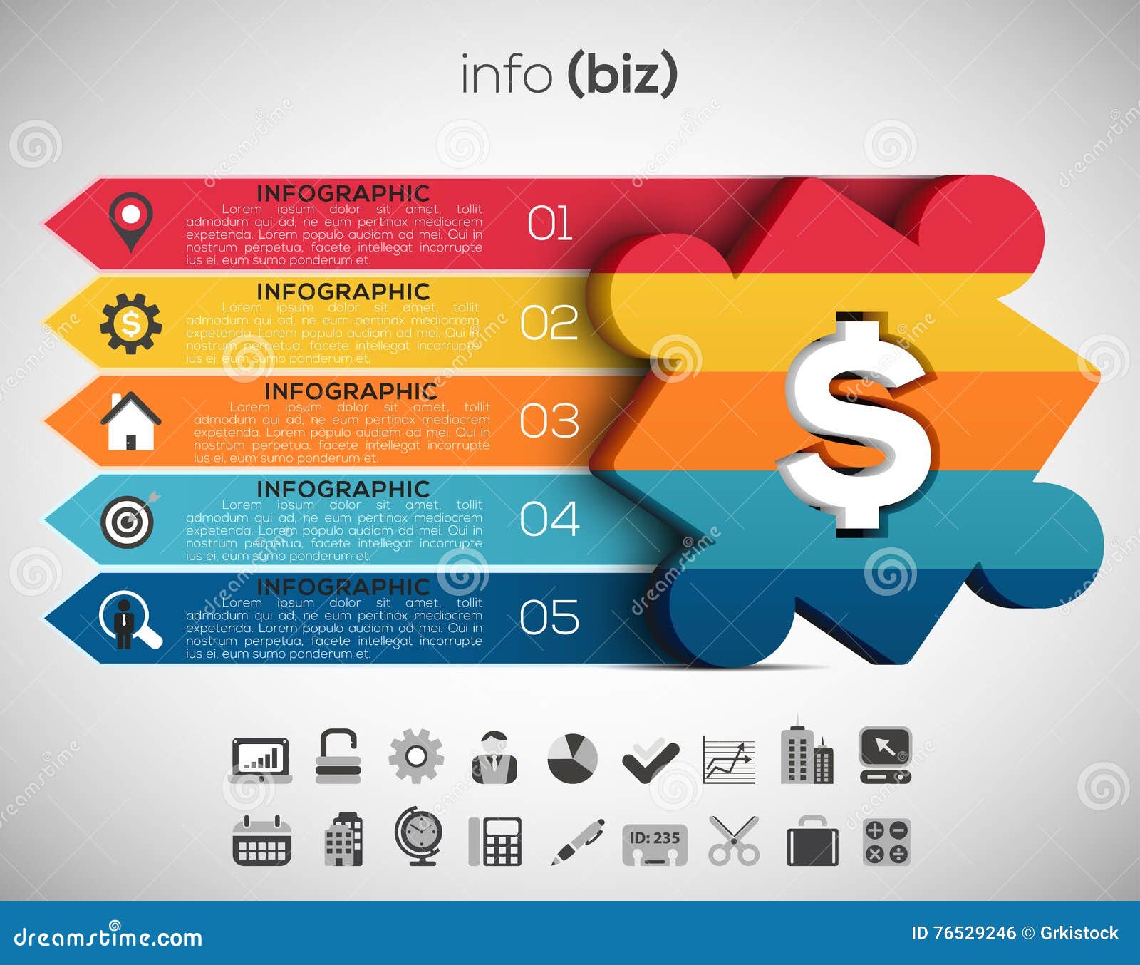 Creative Business Infographic Stock Vector - Illustration of business ...