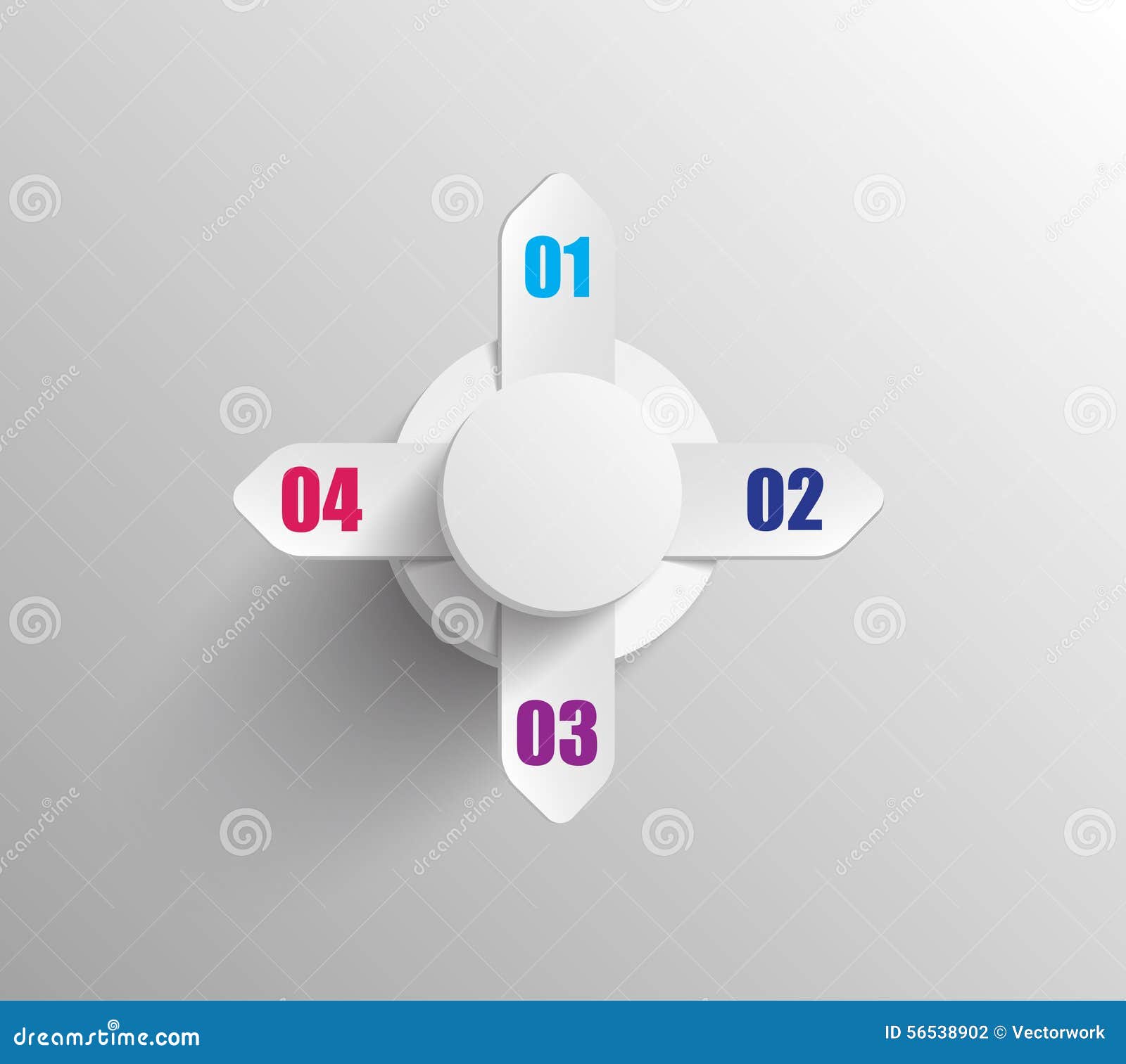 Creative Business Infographic with Your Data / Four Different ...