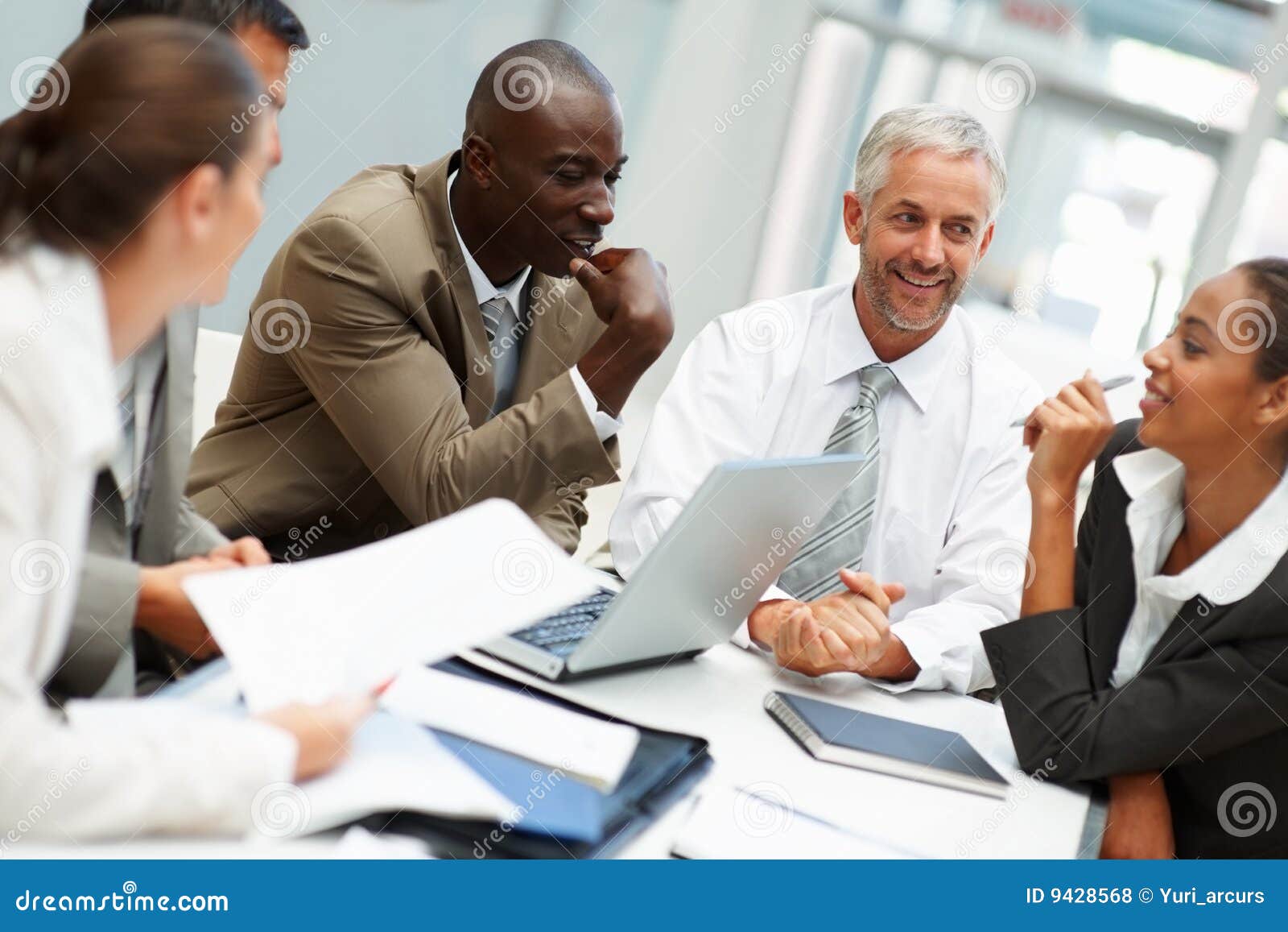 Creative Business People Busy in a Meeting Stock Photo - Image of ...