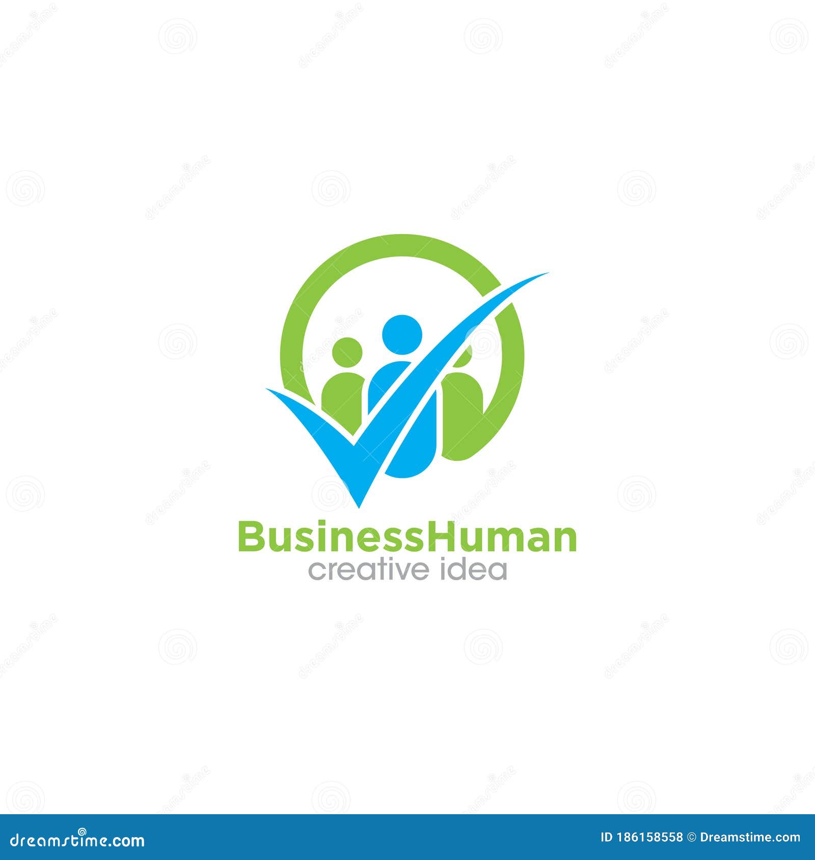 Creative Business People Logo Design Template Stock Vector ...